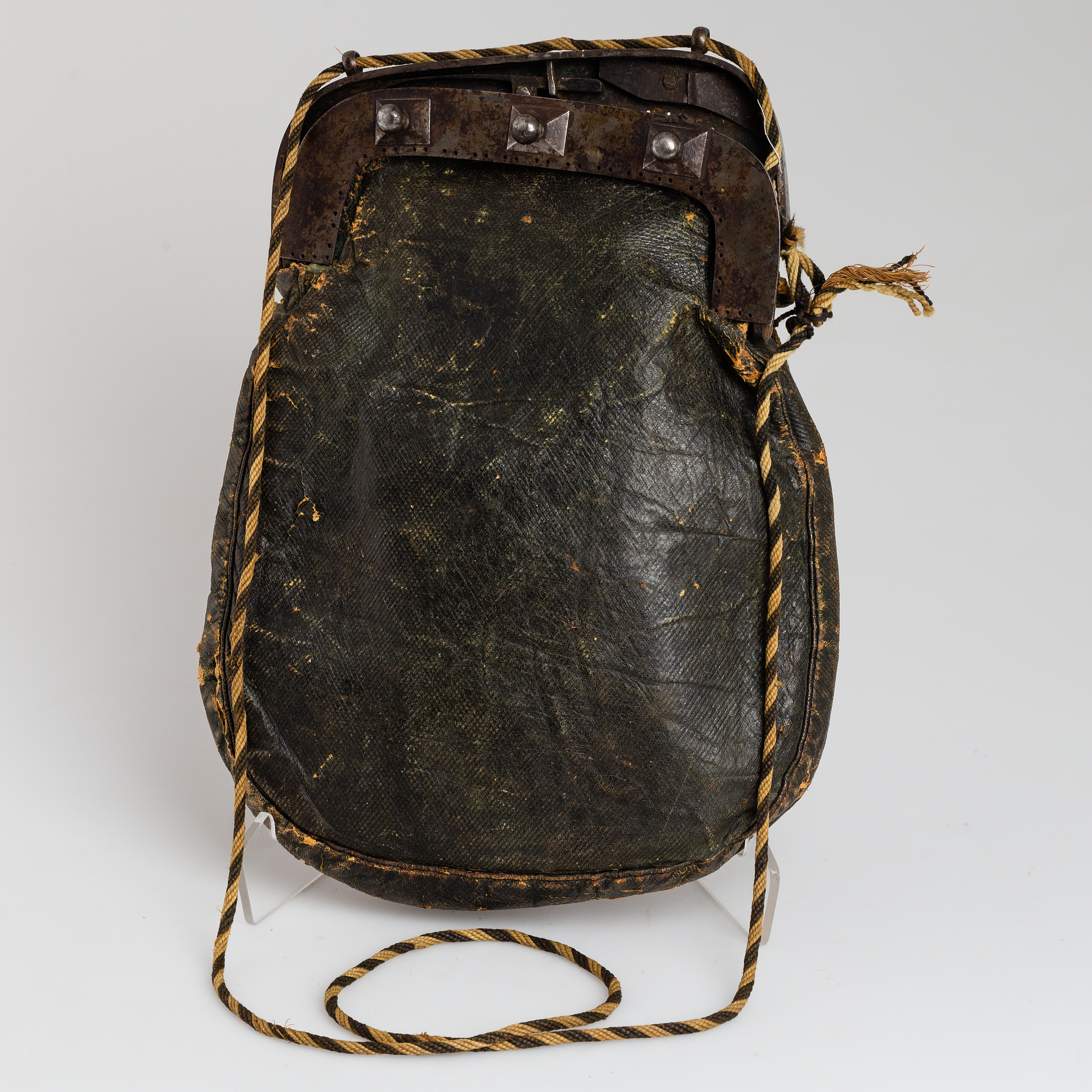 An embroidered hunting bag, 19th Century. - Bukowskis