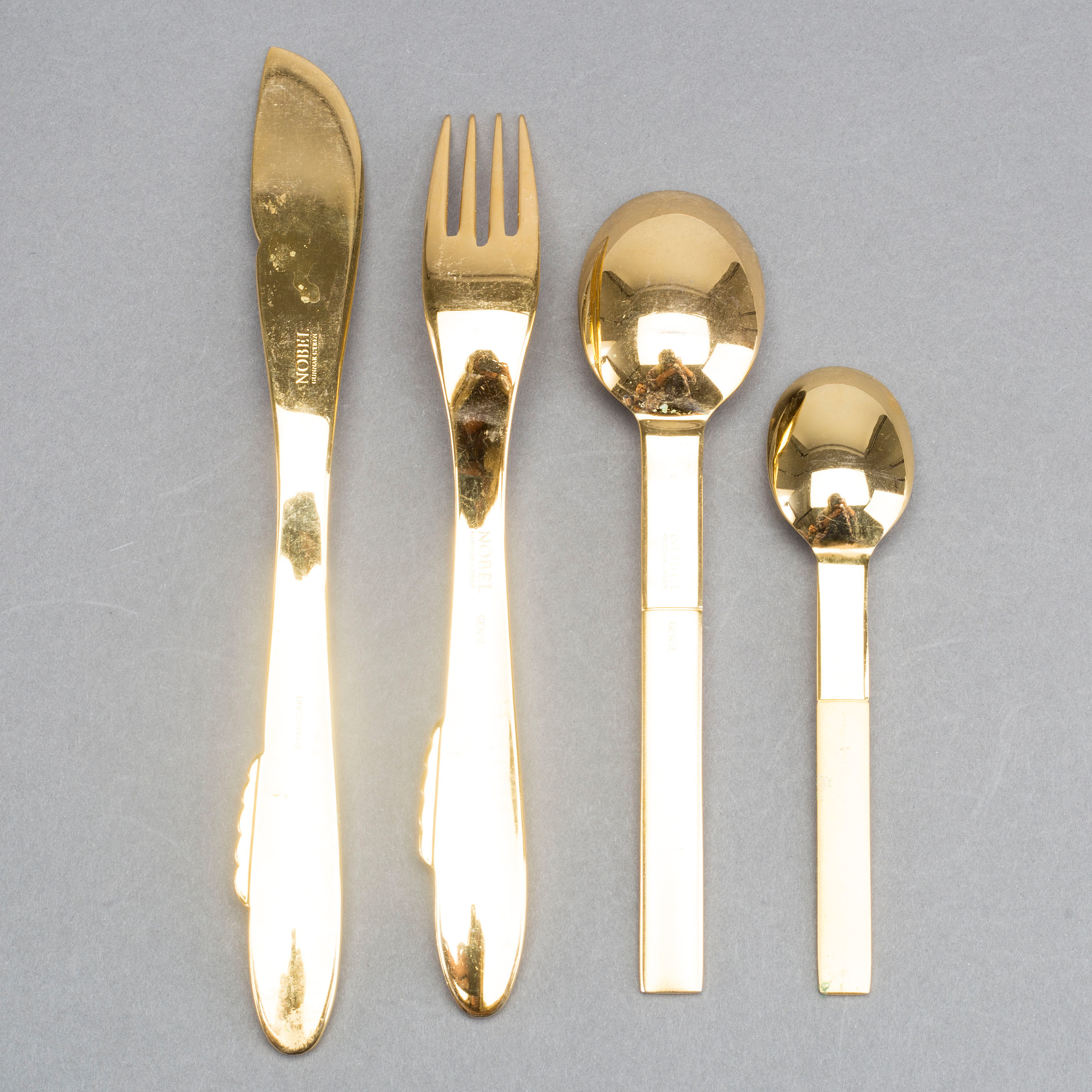 GUNNAR CYRÉN, a 38 pcs gilded cutlery. - Bukowskis