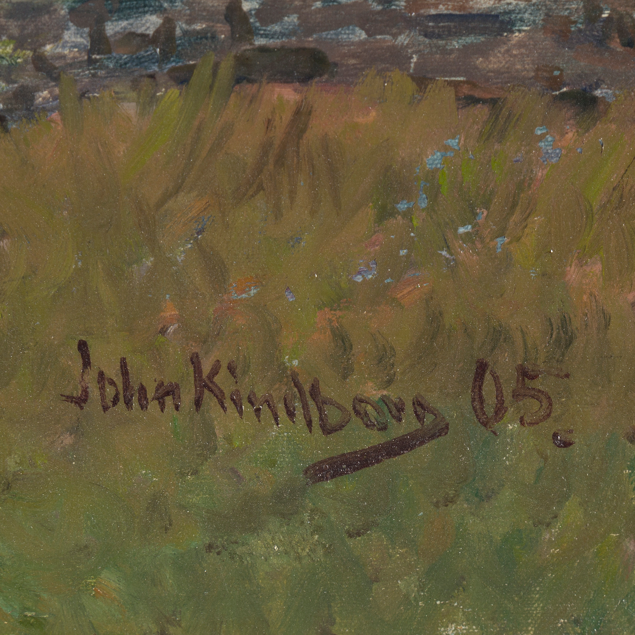 JOHAN "JOHN" KINDBORG, Oil on canvas, signed and dated -05. - Bukowskis
