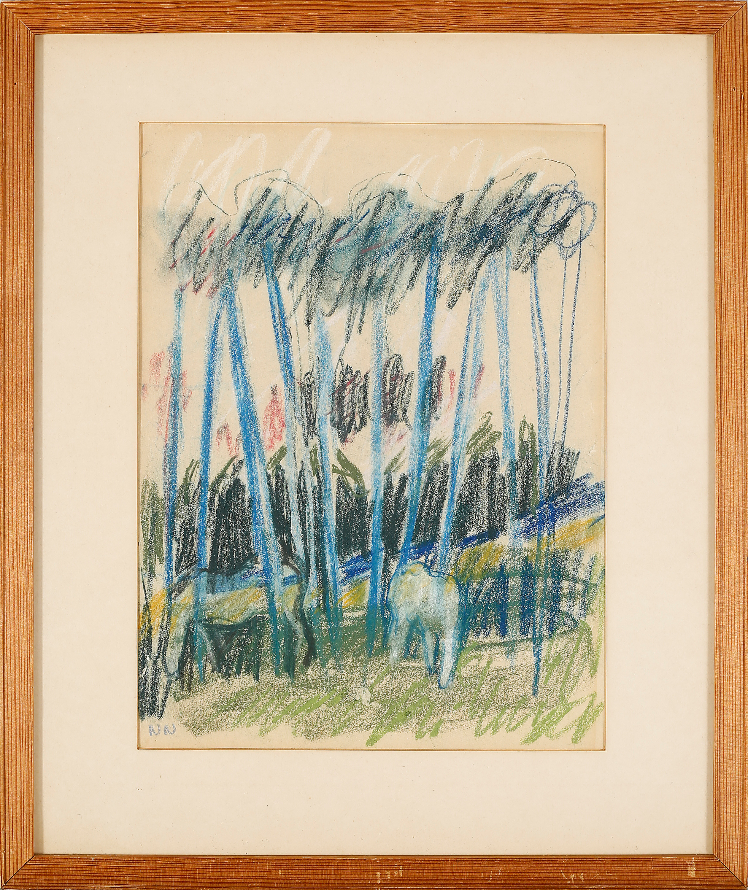 NILS NILSSON, pastell, signerad NN. - Bukowskis