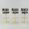 Three "Jupiter" bar stools, designed by Börje Johanson for Johanson ...