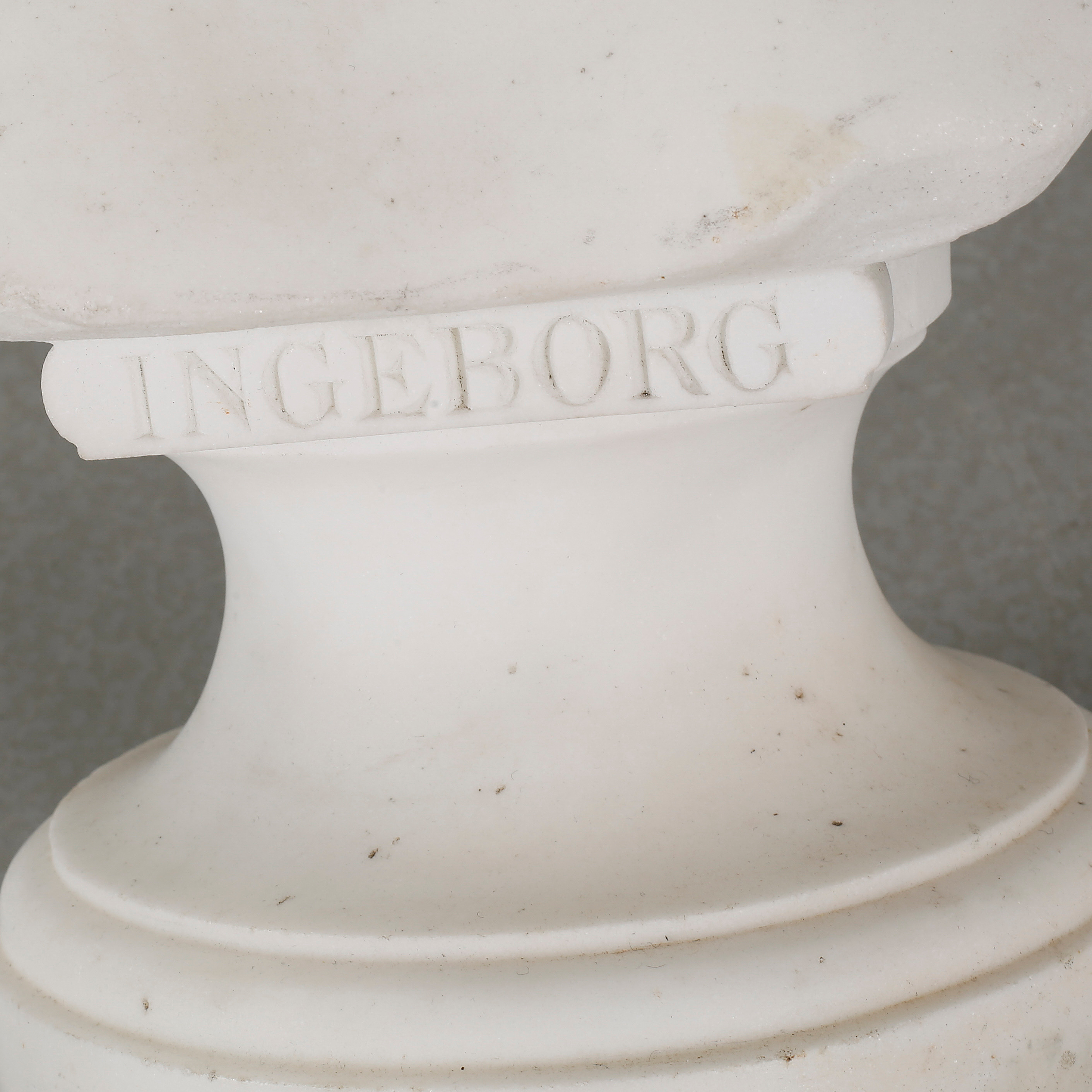 PER HASSELBERG, gips, byst, signerad och daterad 1882. - Bukowskis