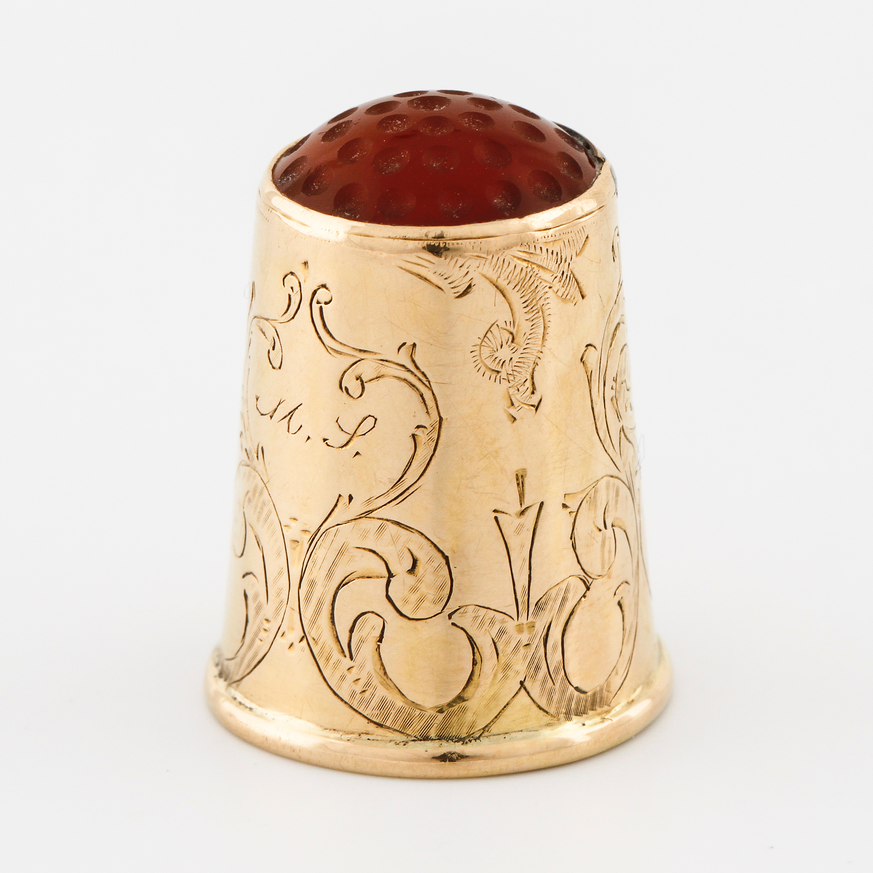 FINGERBORG, med karneol, Arvid Magnusson, Sölvesborg. - Bukowskis