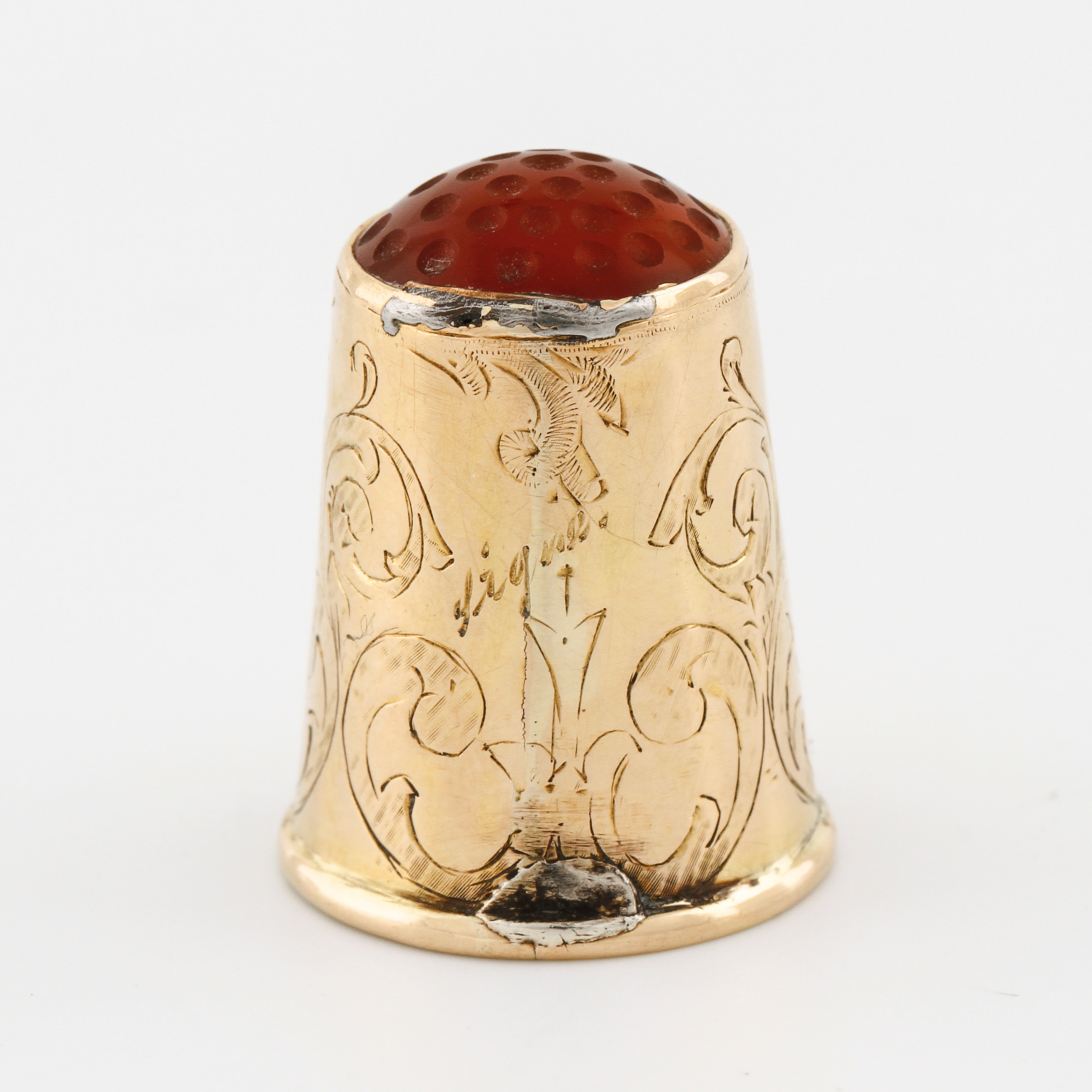 FINGERBORG, med karneol, Arvid Magnusson, Sölvesborg. - Bukowskis