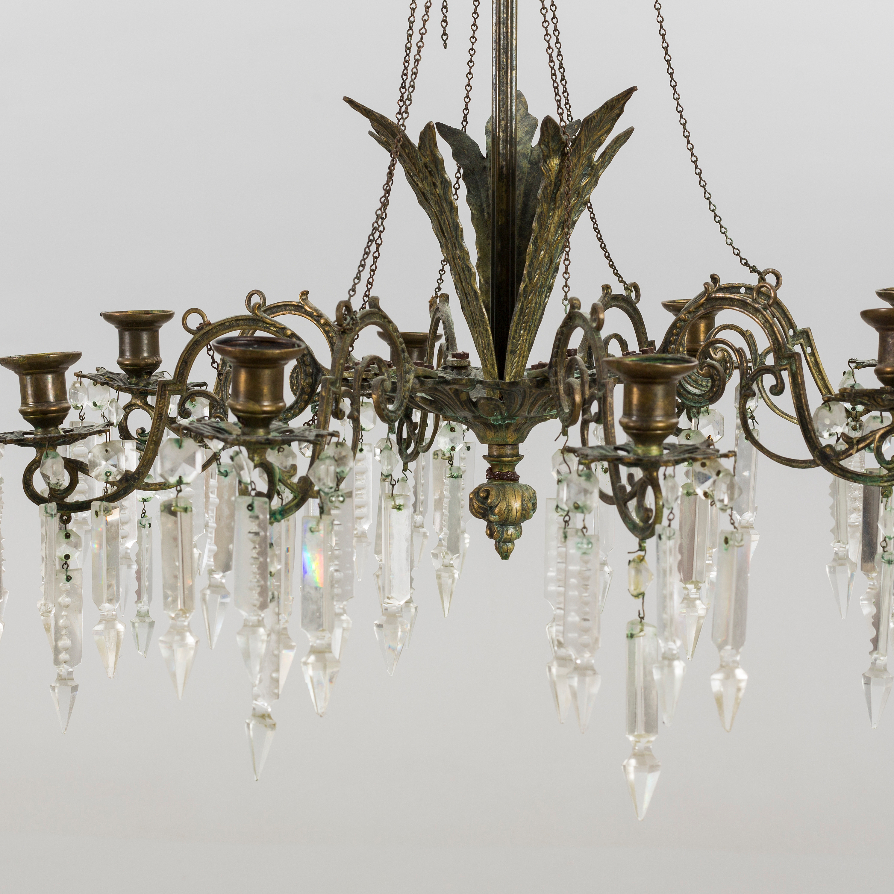 A Neo Rococo chandelier around 1900. - Bukowskis