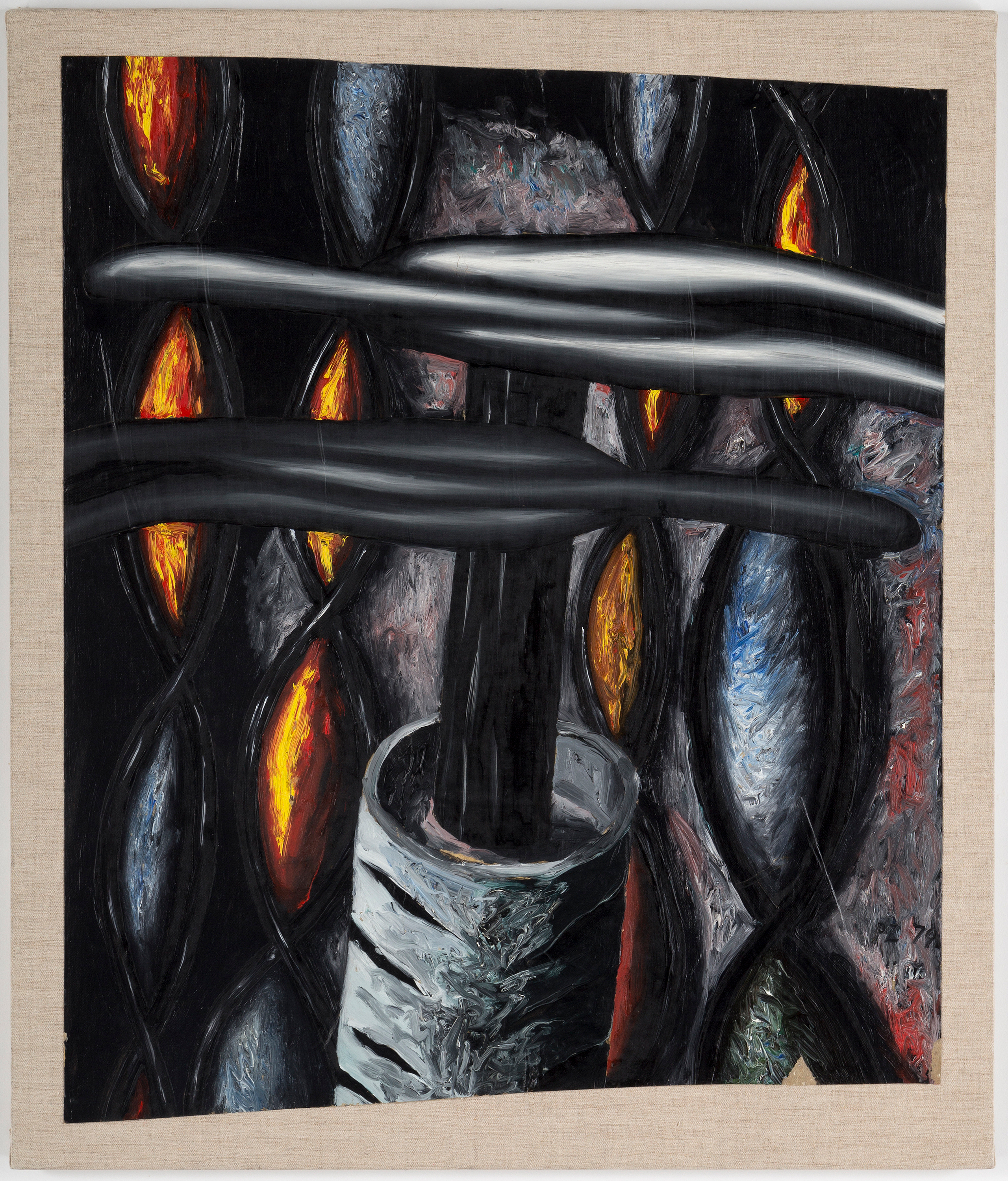 PETTER ZENNSTRÖM, oil on paper mounted on canvas, signed and dated 79 ...