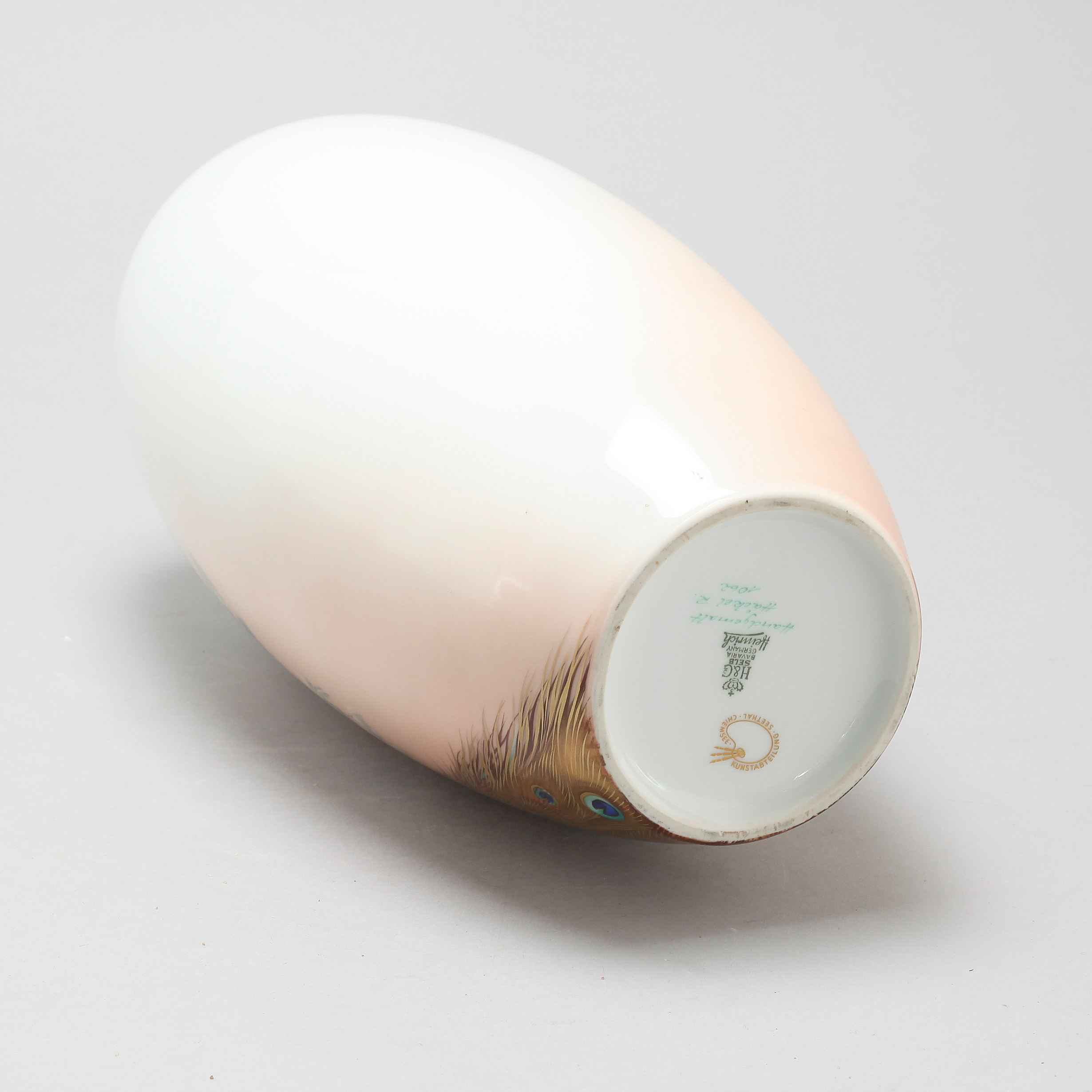 A 20th century porcelain vase by H&Co Selb Bavaria Heinrich, Germany ...