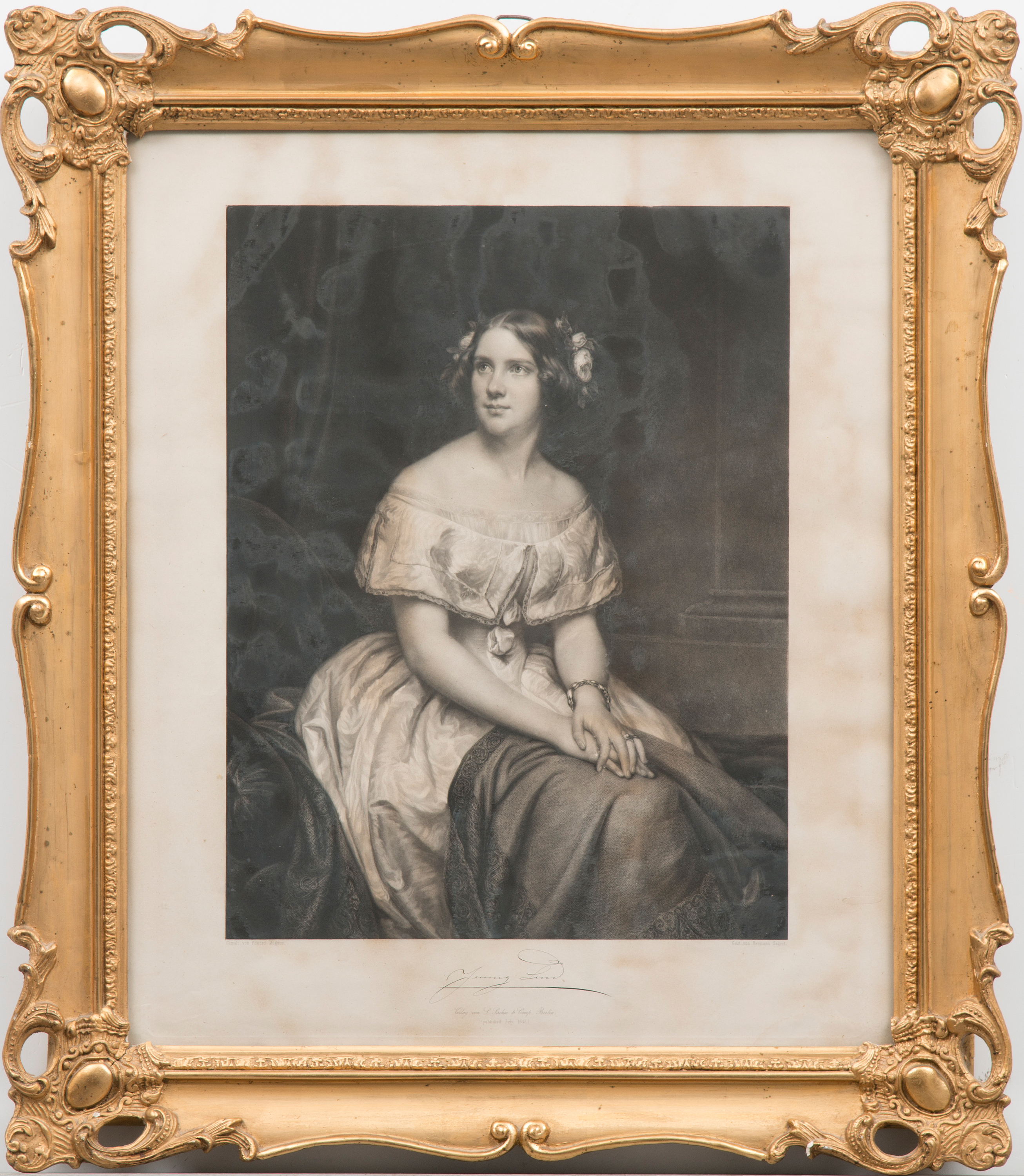 after, mezzotinto, Berlin, 1847. - Bukowskis