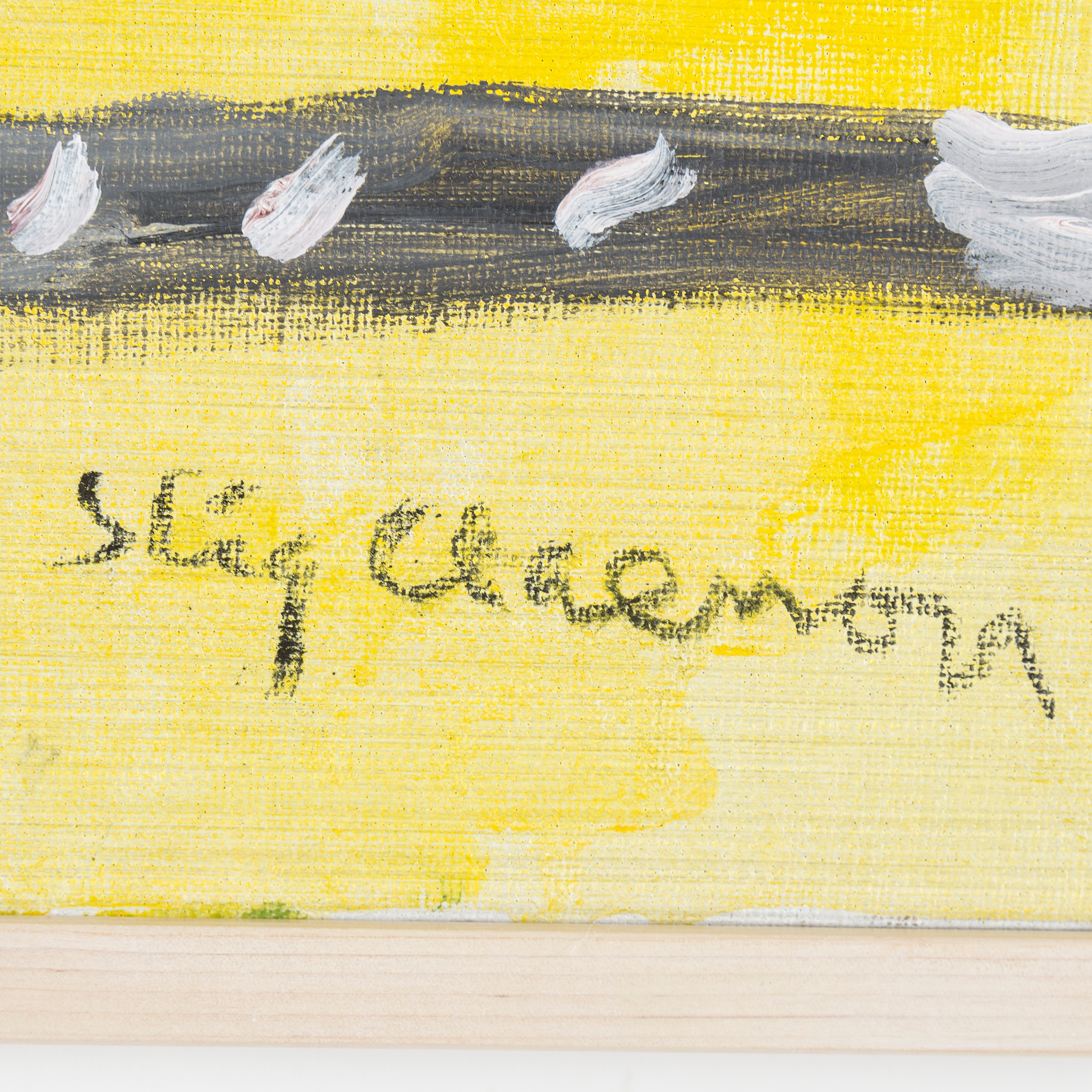 STIG CLAESSON, oil on canvas, signerat. - Bukowskis