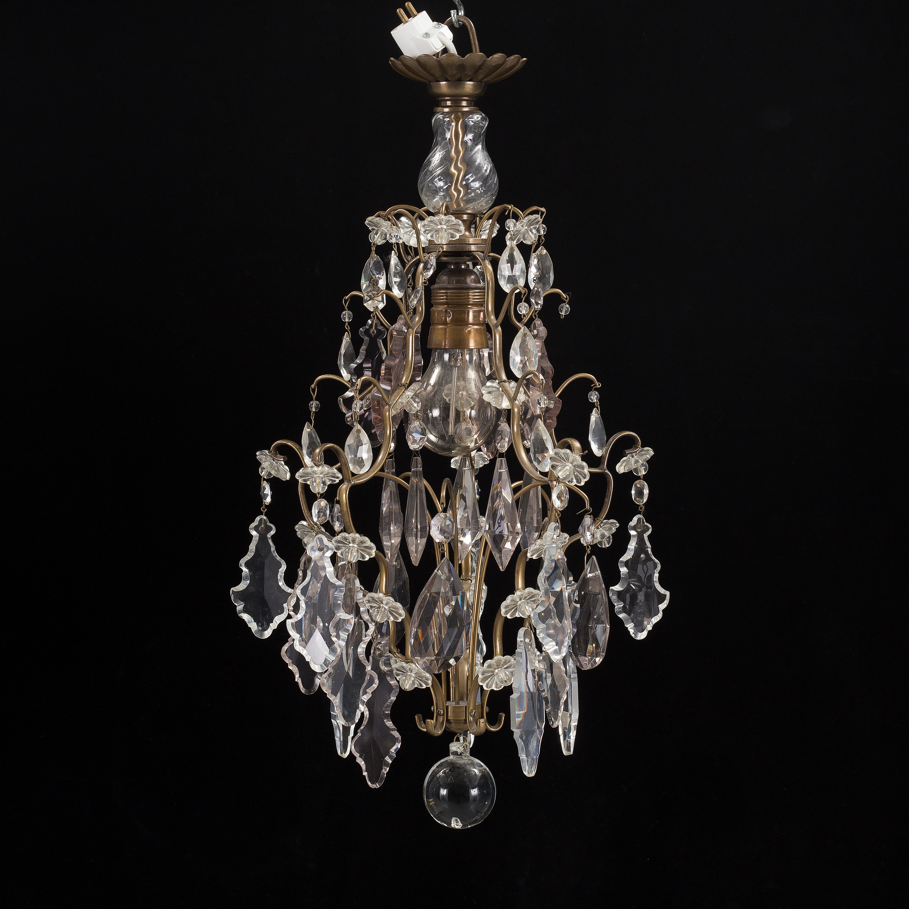 A second half of the 20th century rococo style ceiling light. - Bukowskis