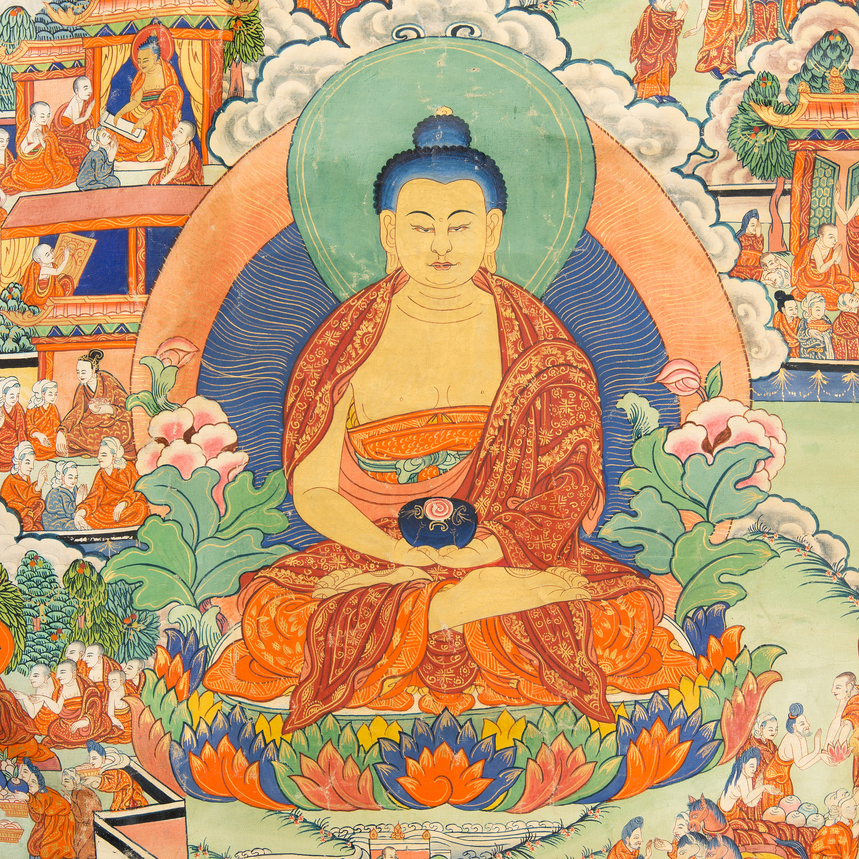 A tanka, China, first half of the 20th century. - Bukowskis