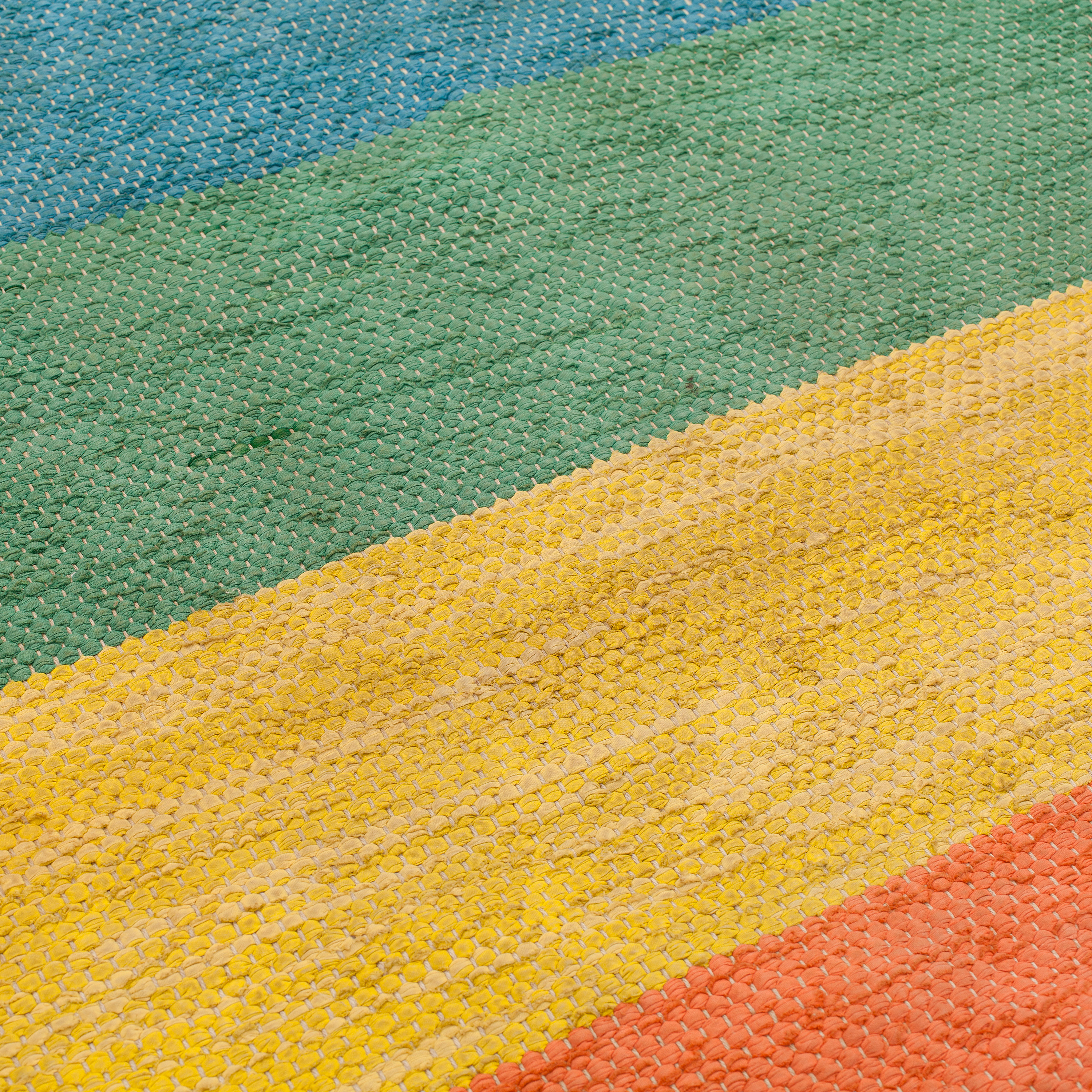 JOSEF FRANK, "Regnbågsmatta", trasmatta, Firma Svenskt Tenn, ca 222 x ...