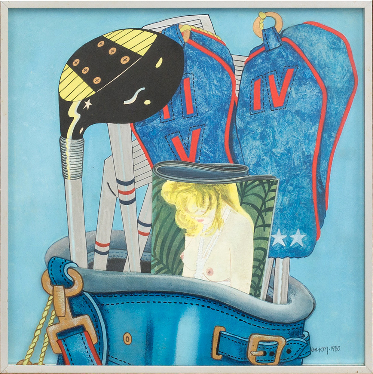 ROBERT BENSON, mixed media signed and dated 1980. - Bukowskis