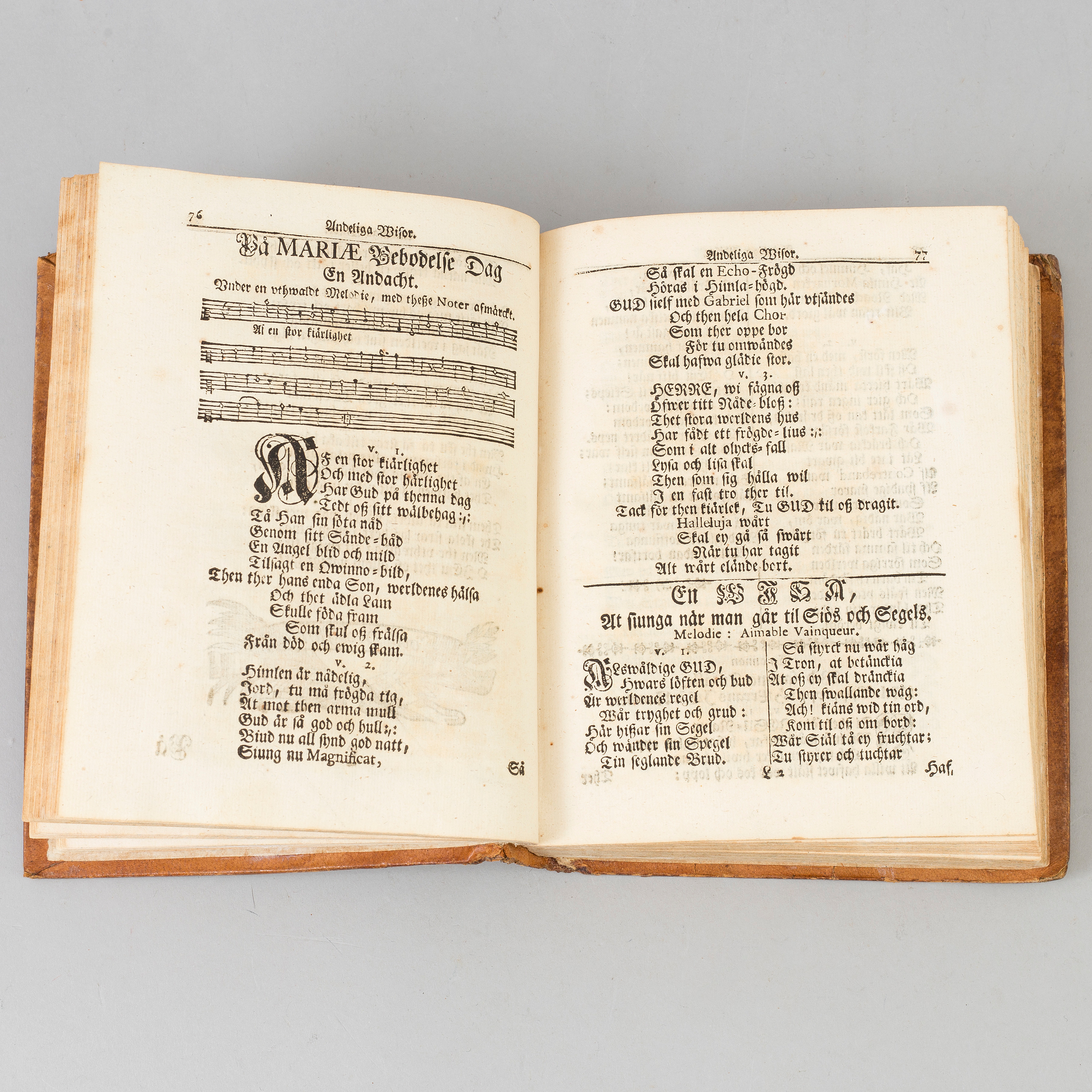 A BOOK, Johan Runius, Stockholm 1733. - Bukowskis