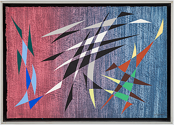 PIERRE OLOFSSON, serigraphy, signed and numbered 138/150. - Bukowskis