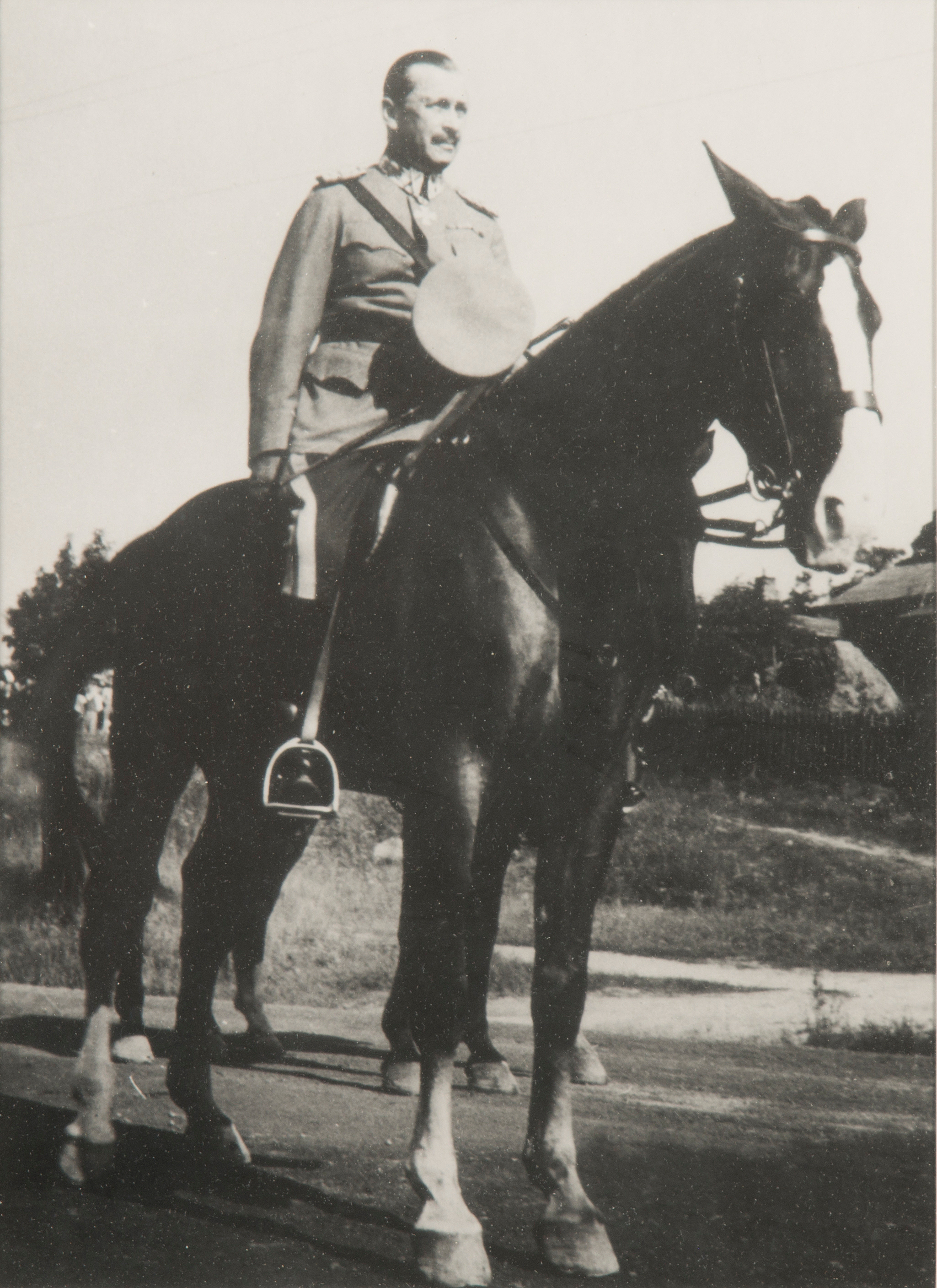 Four framed photos of Marshall Mannerheim. - Bukowskis