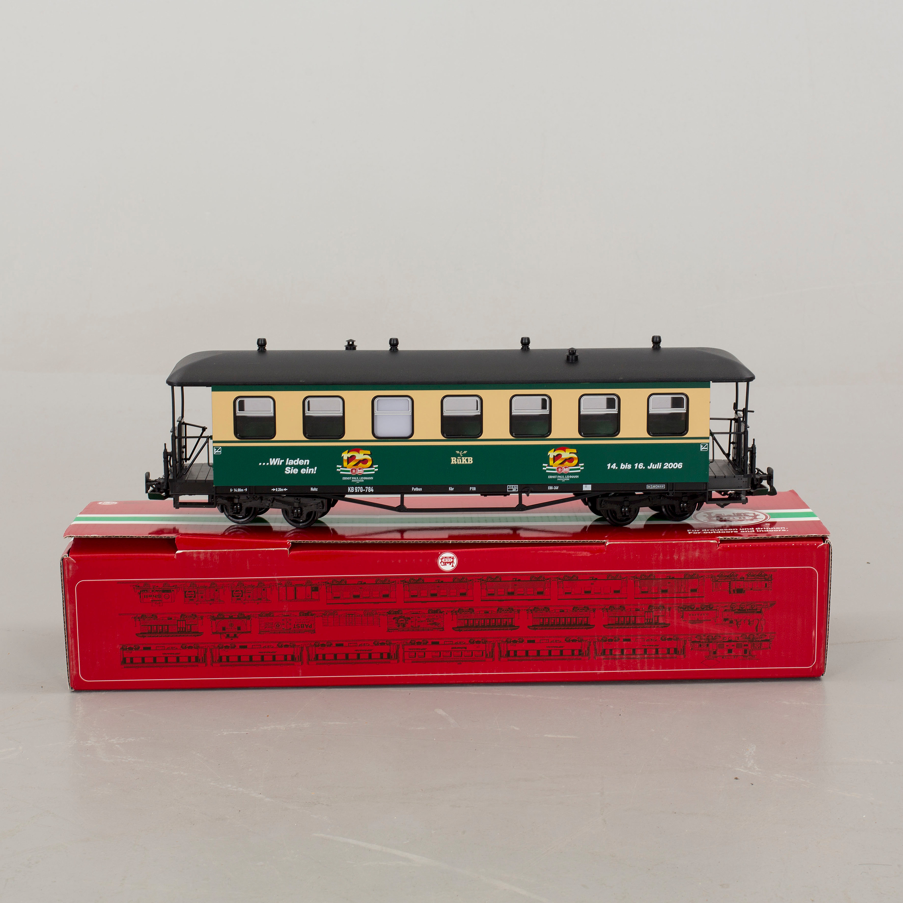 LEHMANN-GROSS, Jubileumsvagn "125 Jahre Ernst Lehmann" 35356. - Bukowskis