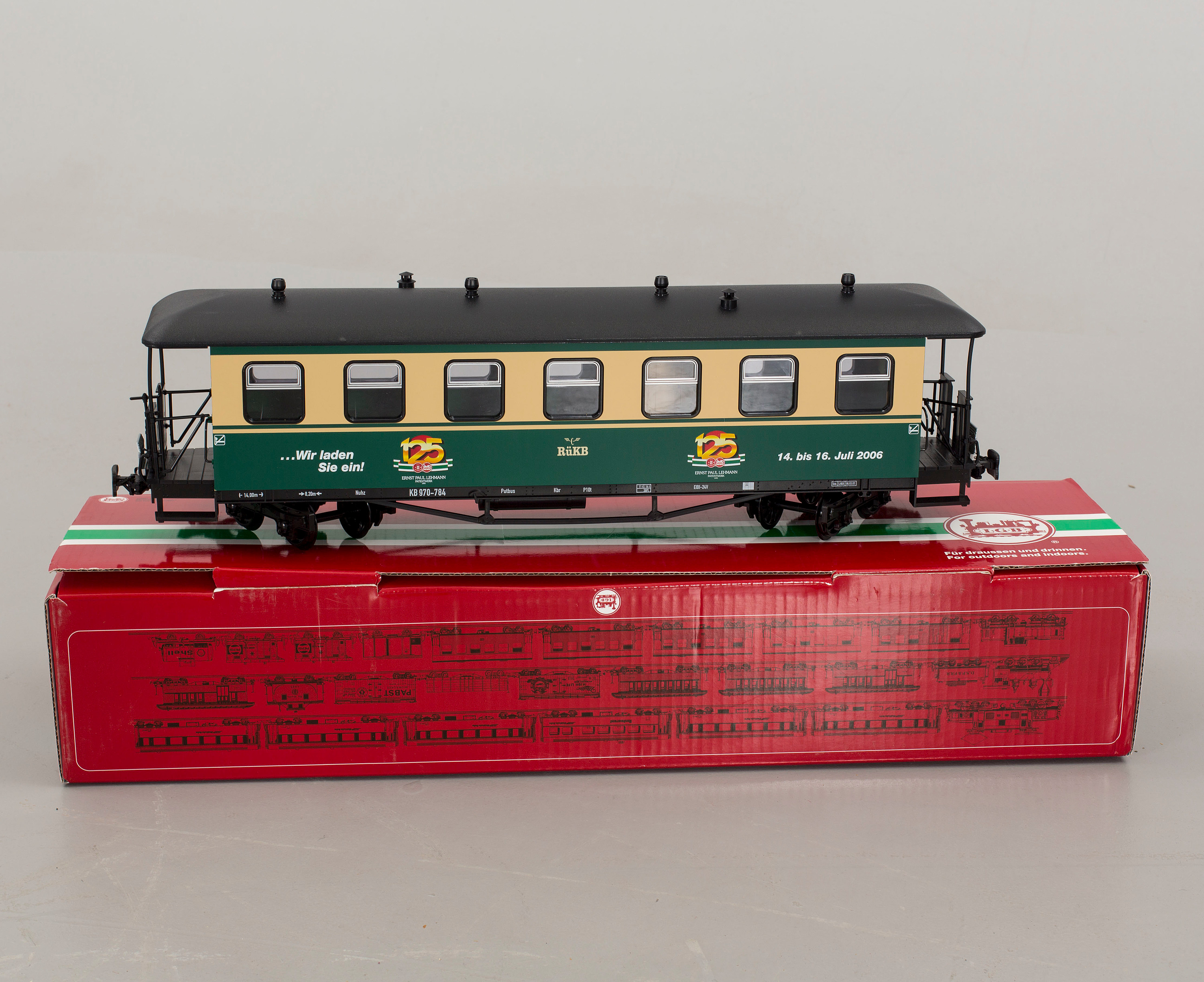 LEHMANN-GROSS, Jubileumsvagn "125 Jahre Ernst Lehmann" 35356. - Bukowskis