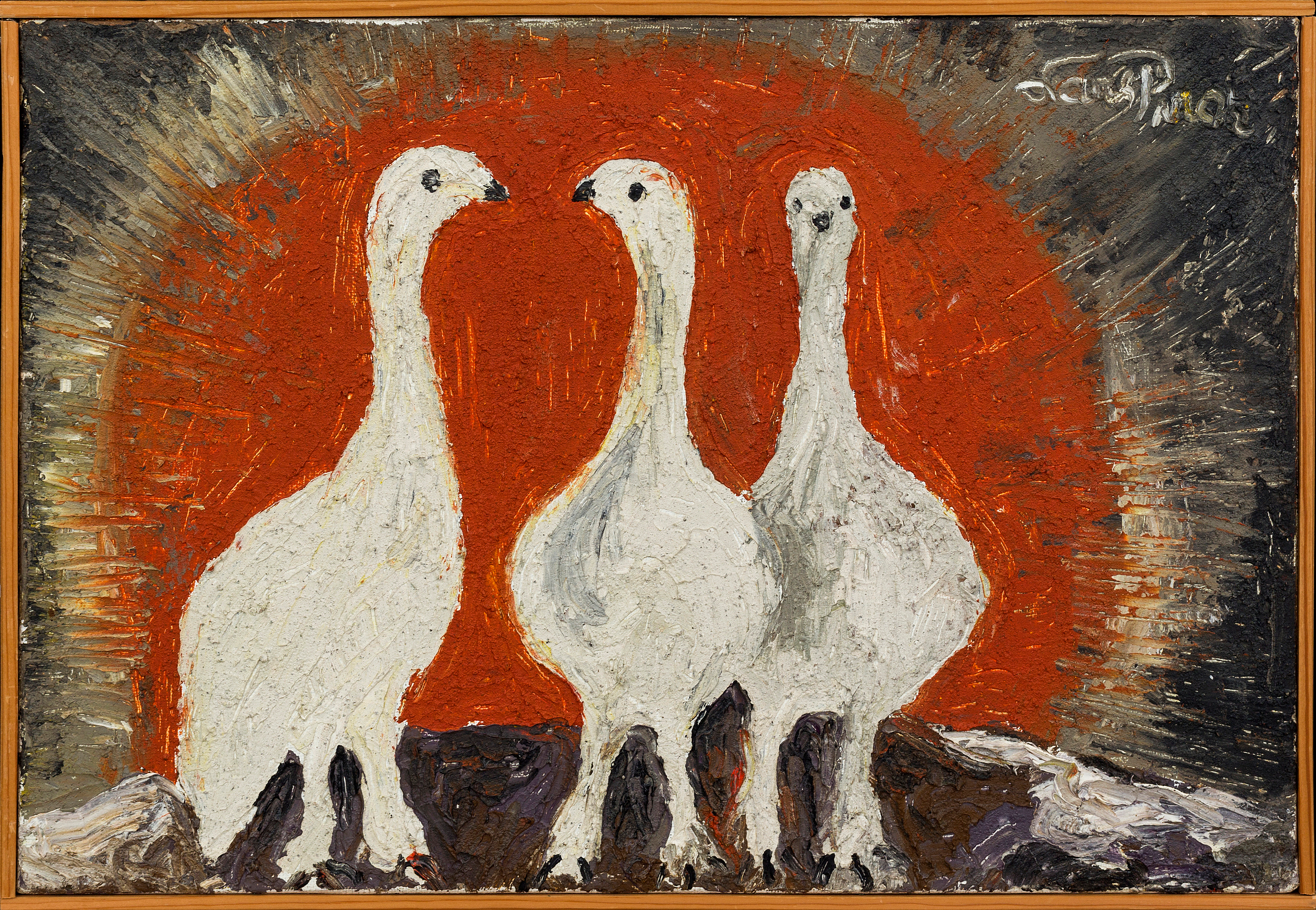 LARS PIRAK, olja på duk, signerad, - Bukowskis