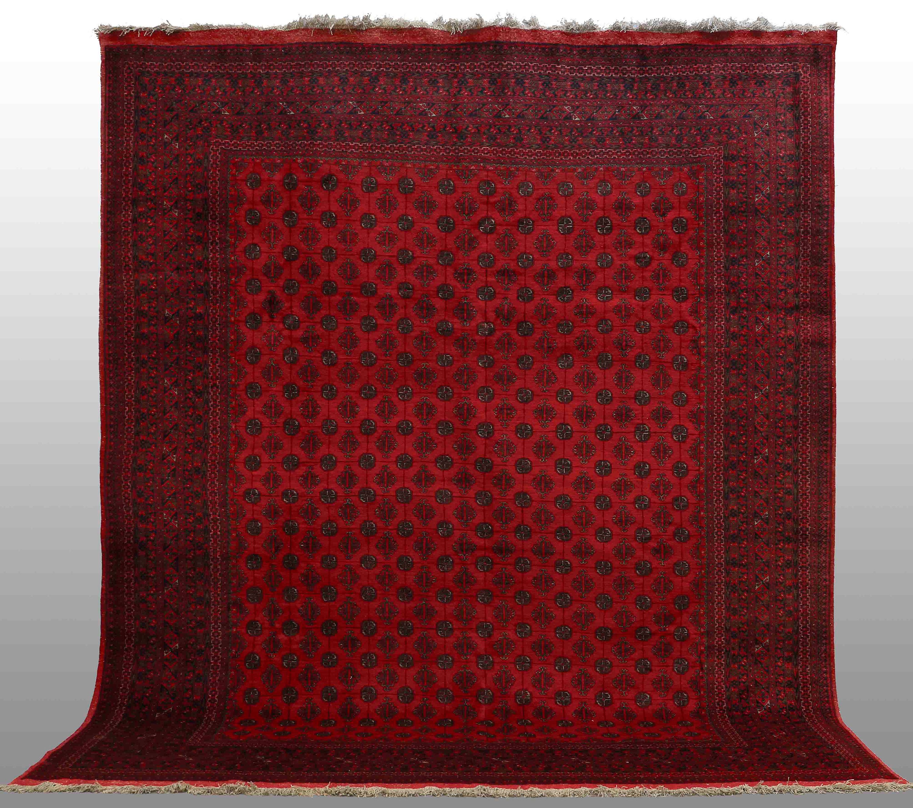 An Afghan Carpet Ca 380 X 310 Cm Bukowskis