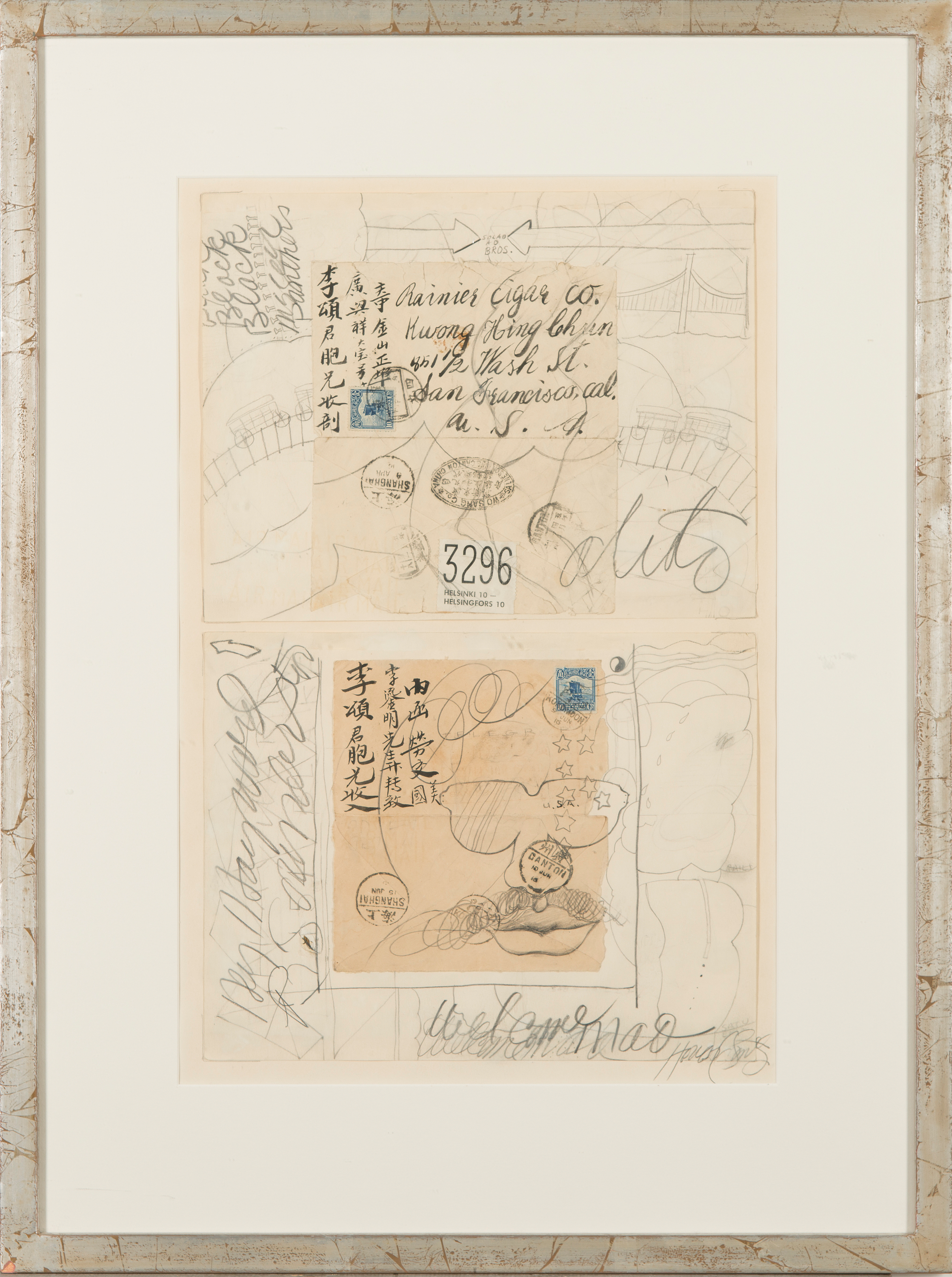 HOWARD SMITH, pencil and ink on paper, signed. - Bukowskis