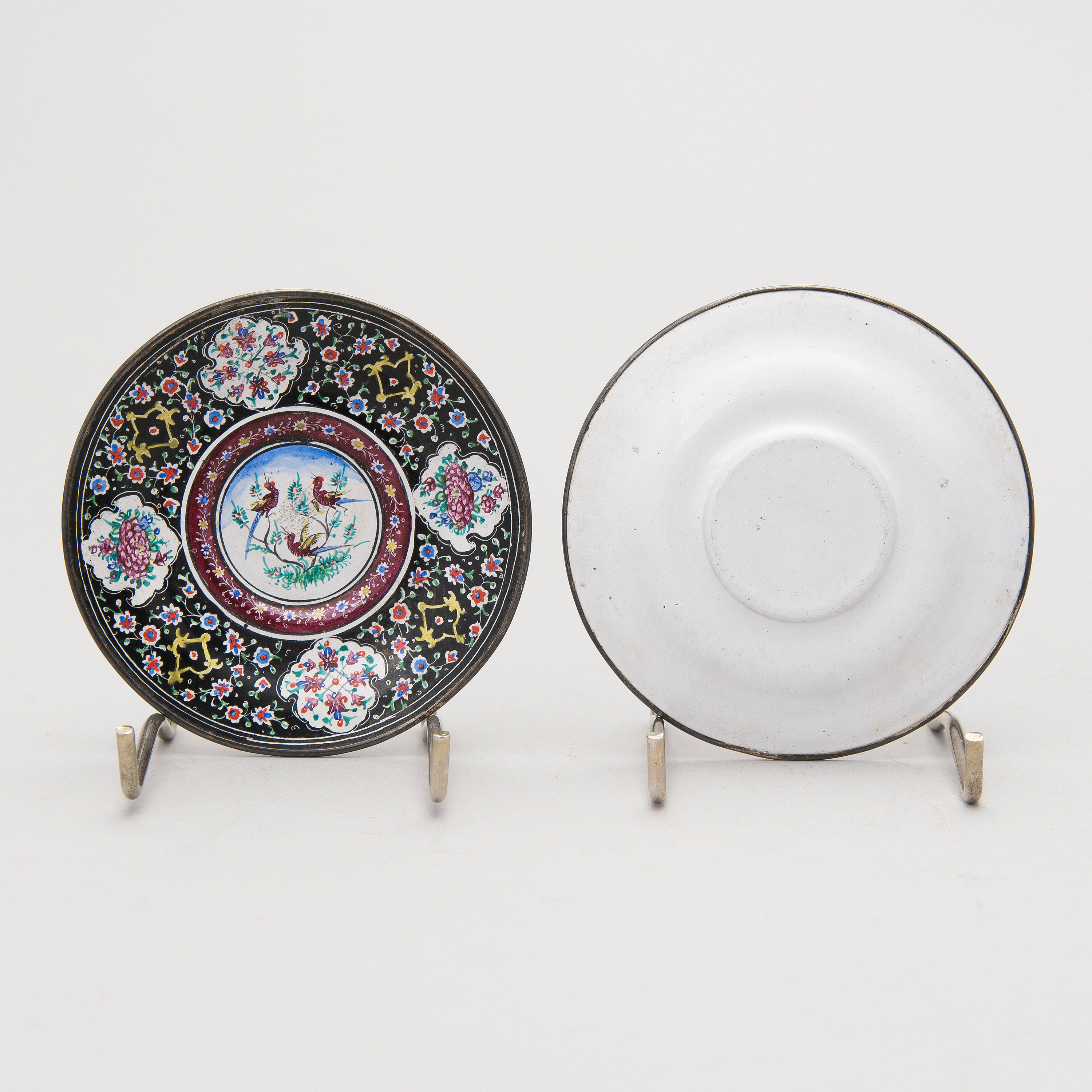 A 7-piece Persian coffee set, circa 1900. - Bukowskis