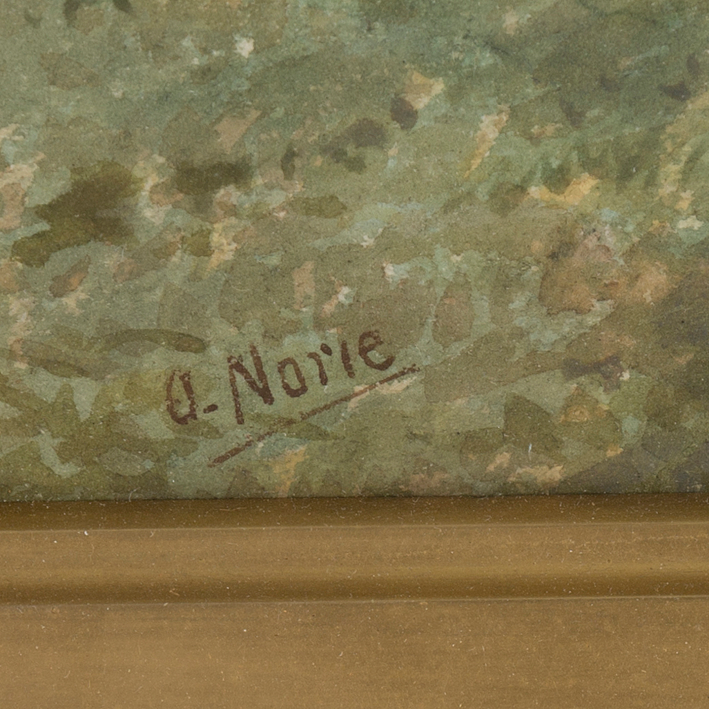 Orlando Norie, a watercolor. Signed. - Bukowskis