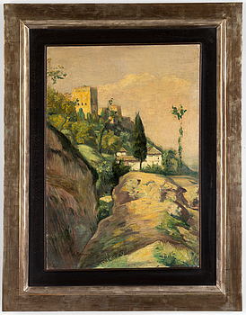 ÉMILE BERNARD, Oil on canvas, signed. - Bukowskis