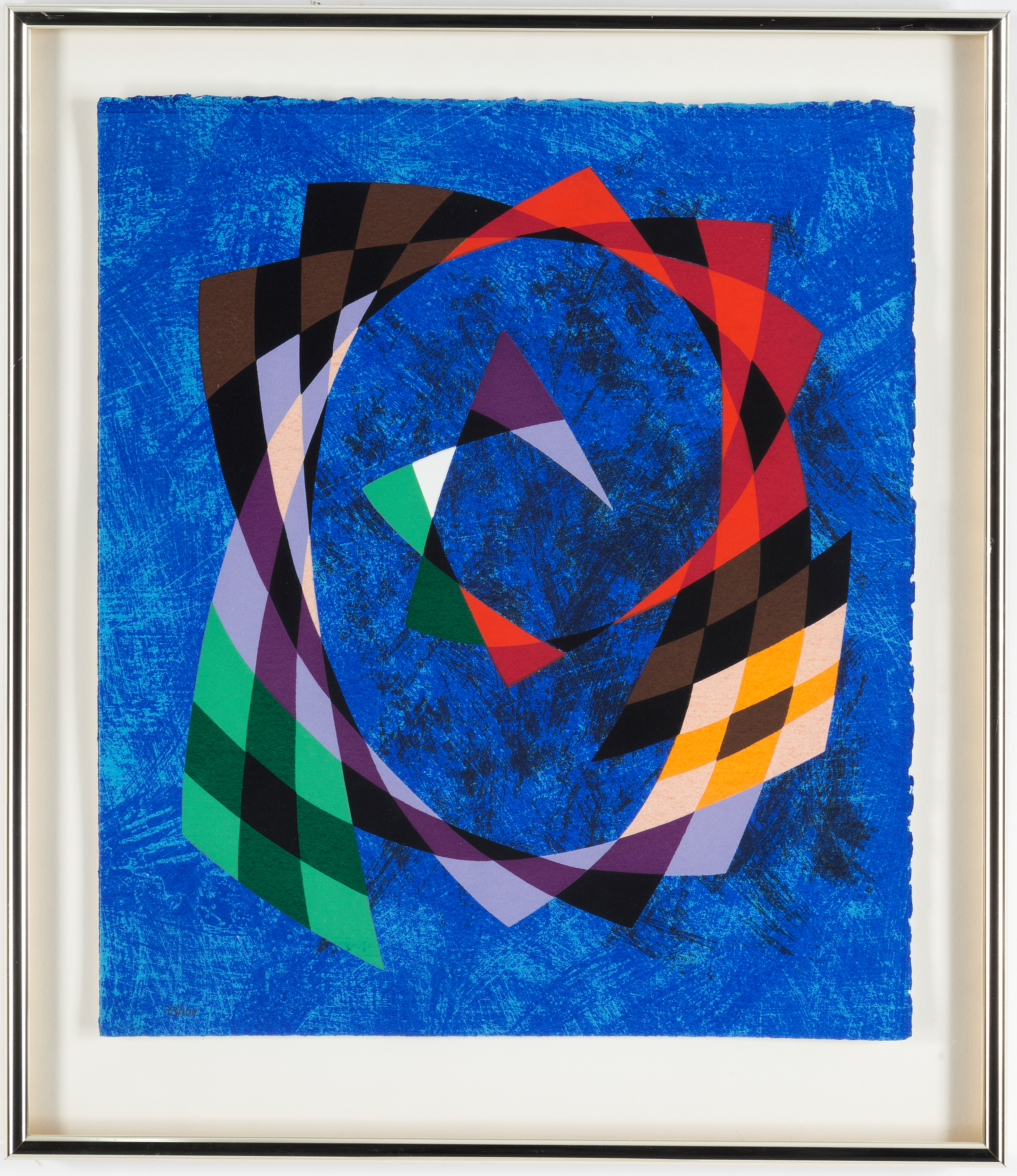 PIERRE OLOFSSON, color litograph, signed and numbered on verso 73/100 ...