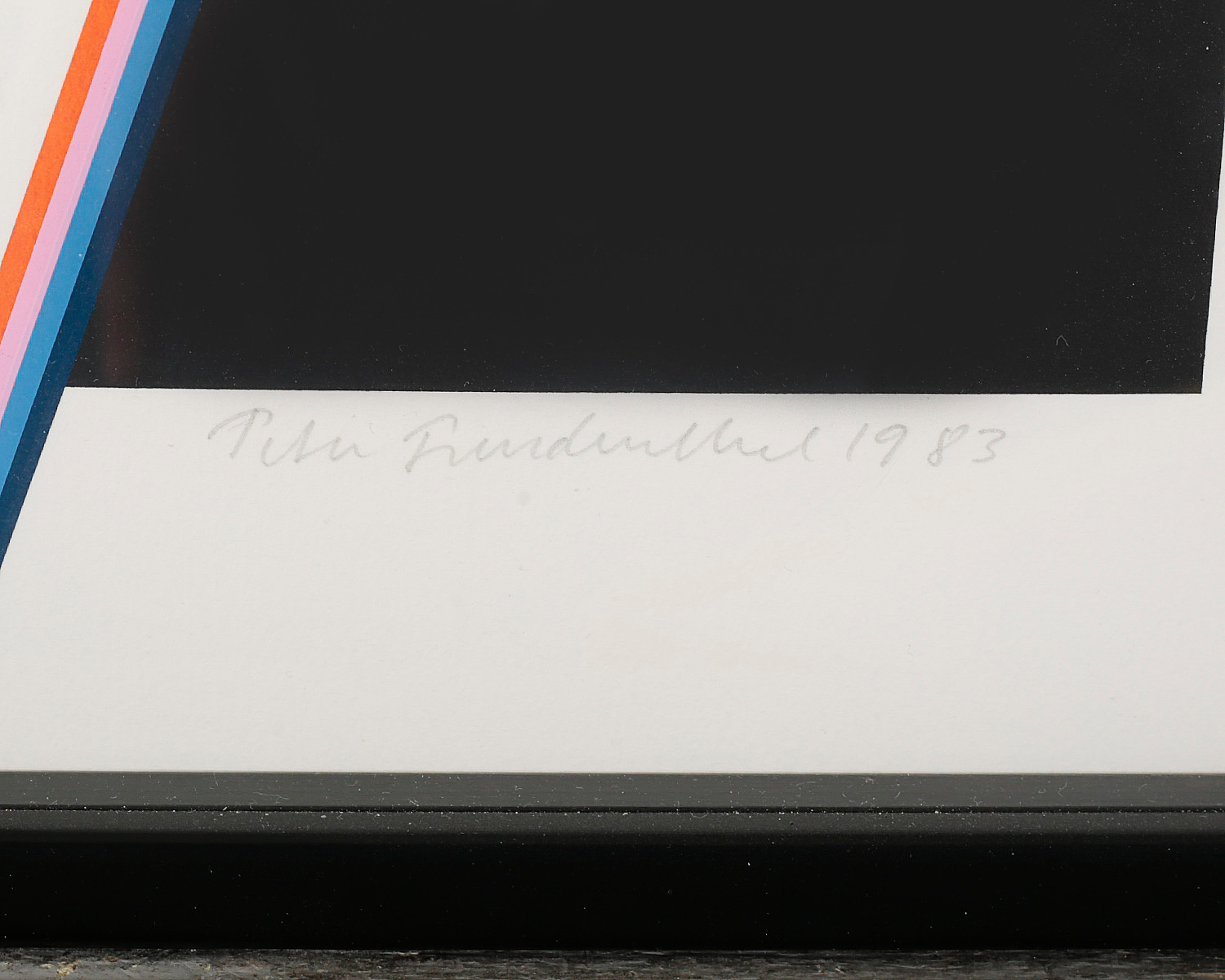 PETER FREUDENTHAL, färglitografi, signerad, daterad 1983 och numrerad ...