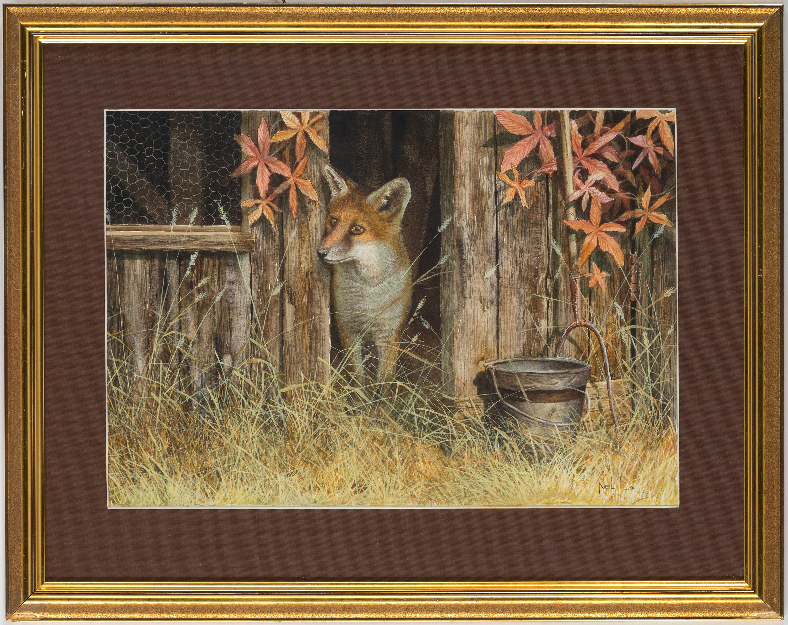 NEIL COX, akvarell, signerad Neil Cox. - Bukowskis