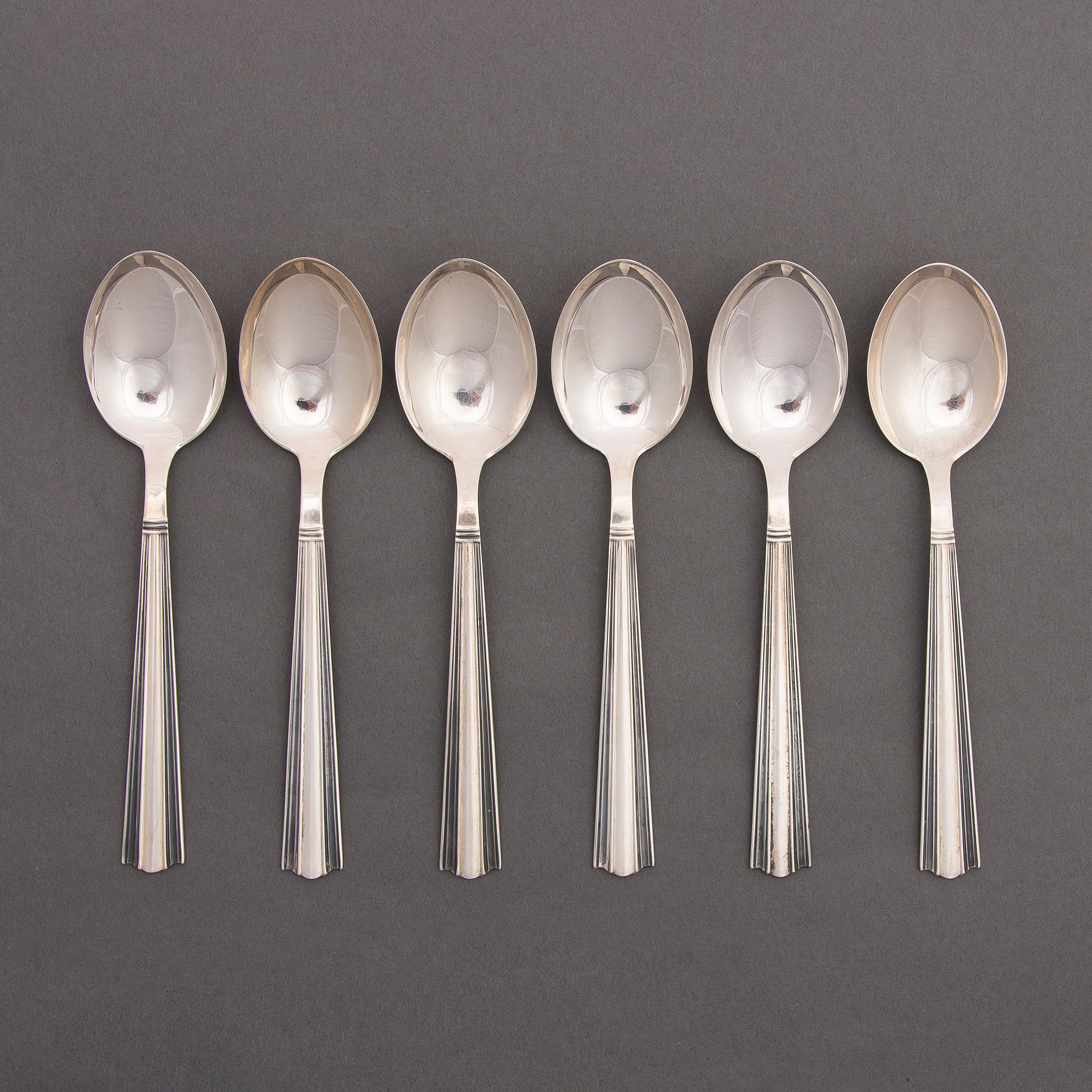 A 32-piece set of 'Margit' silver cutlery, Holger Rasmussen ...