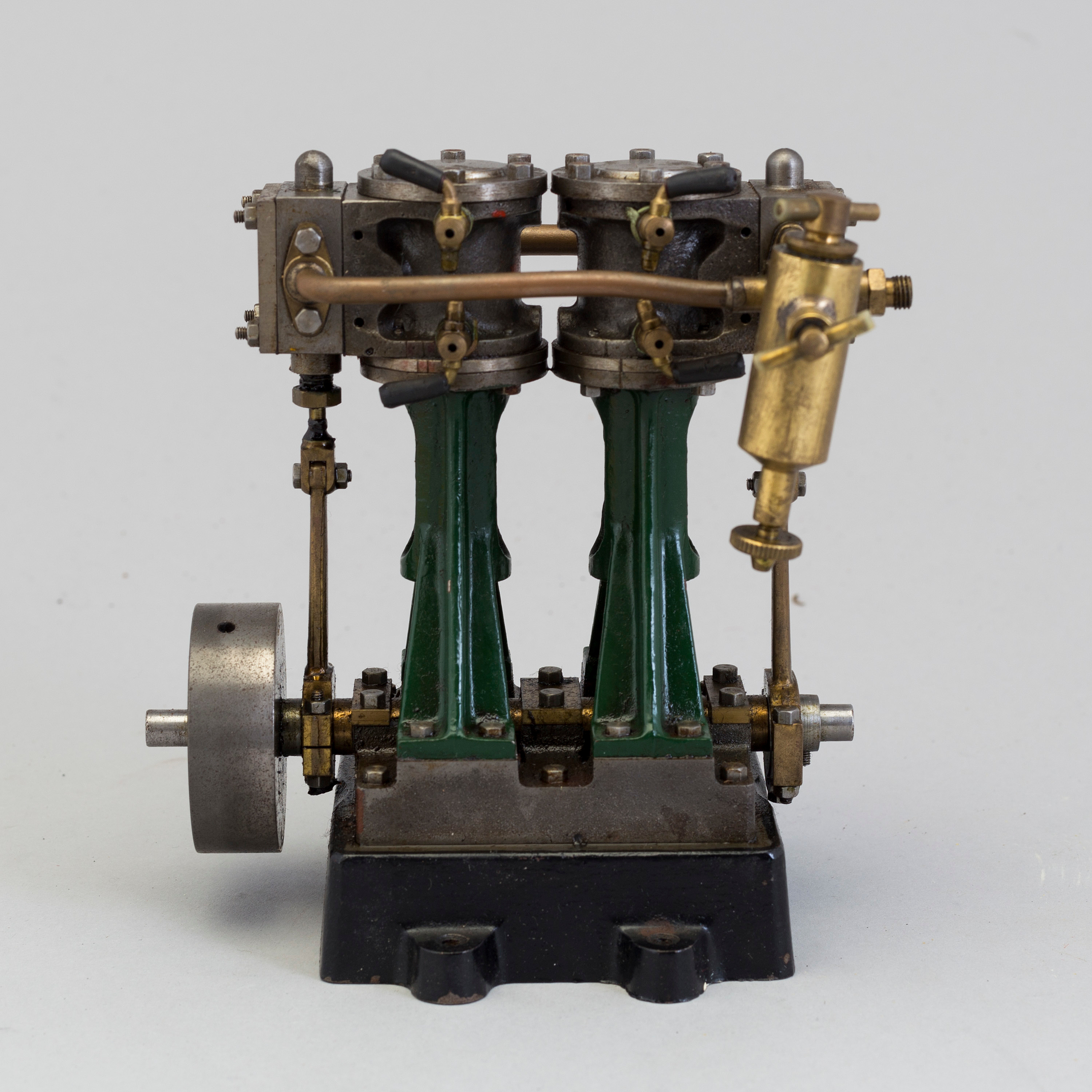 Two cylinder steam engine to a ship model, second half of the 20th ...