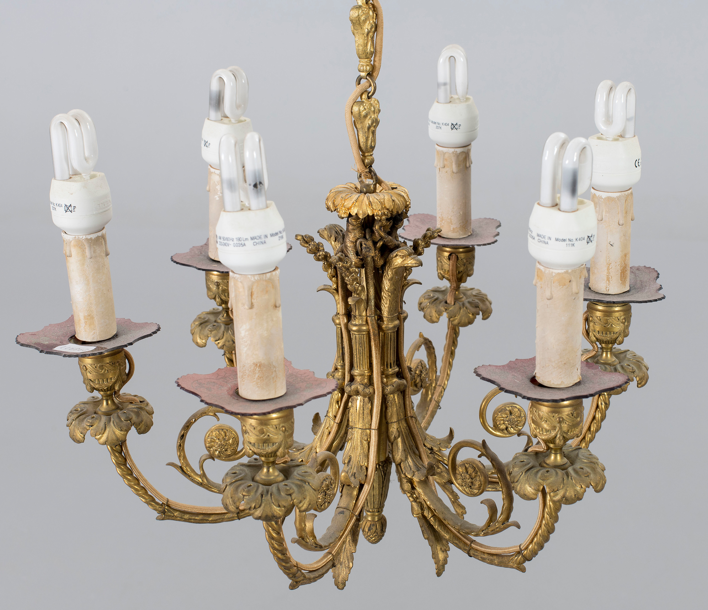 A NEO ROCOCO CEILING LAMP. - Bukowskis