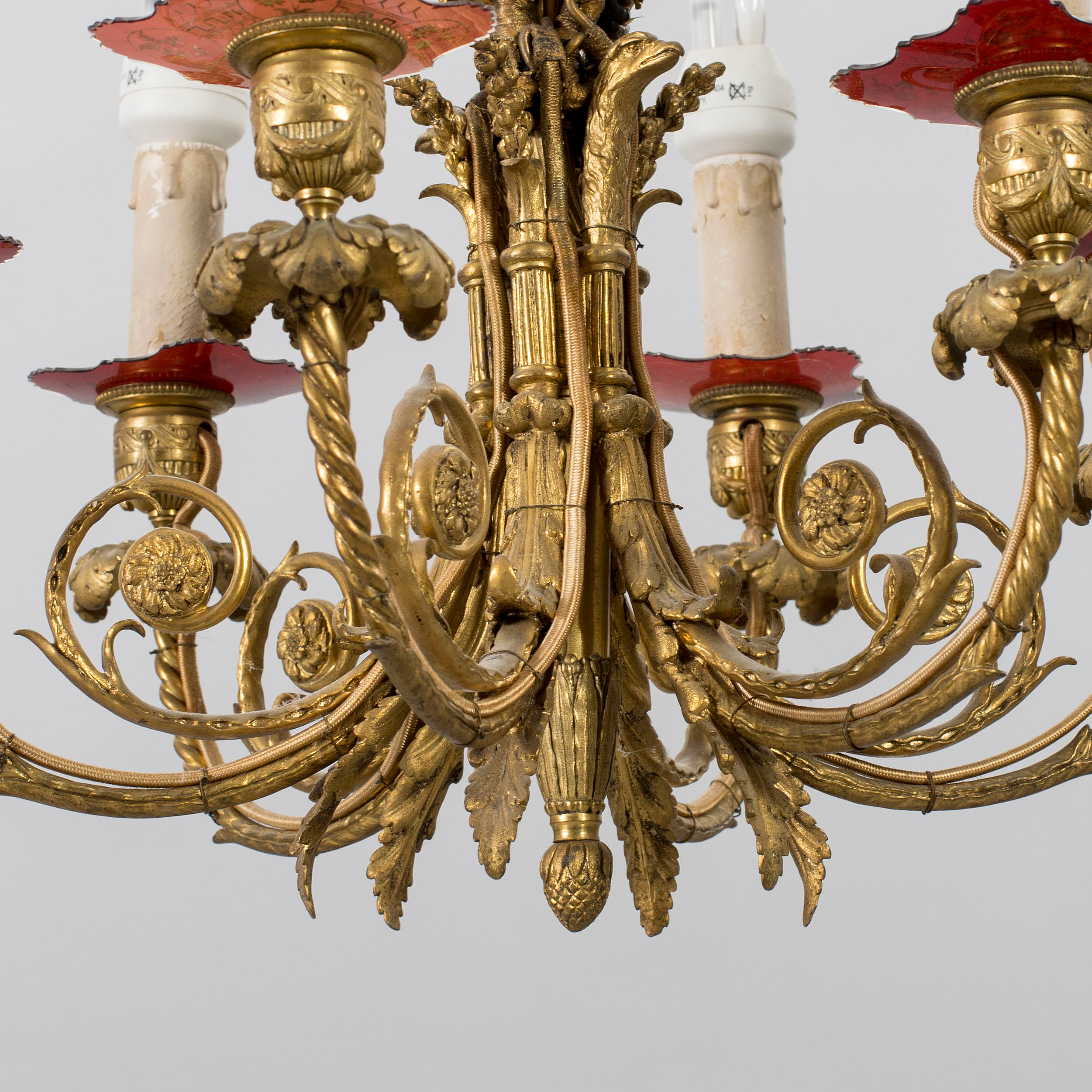 A NEO ROCOCO CEILING LAMP. - Bukowskis