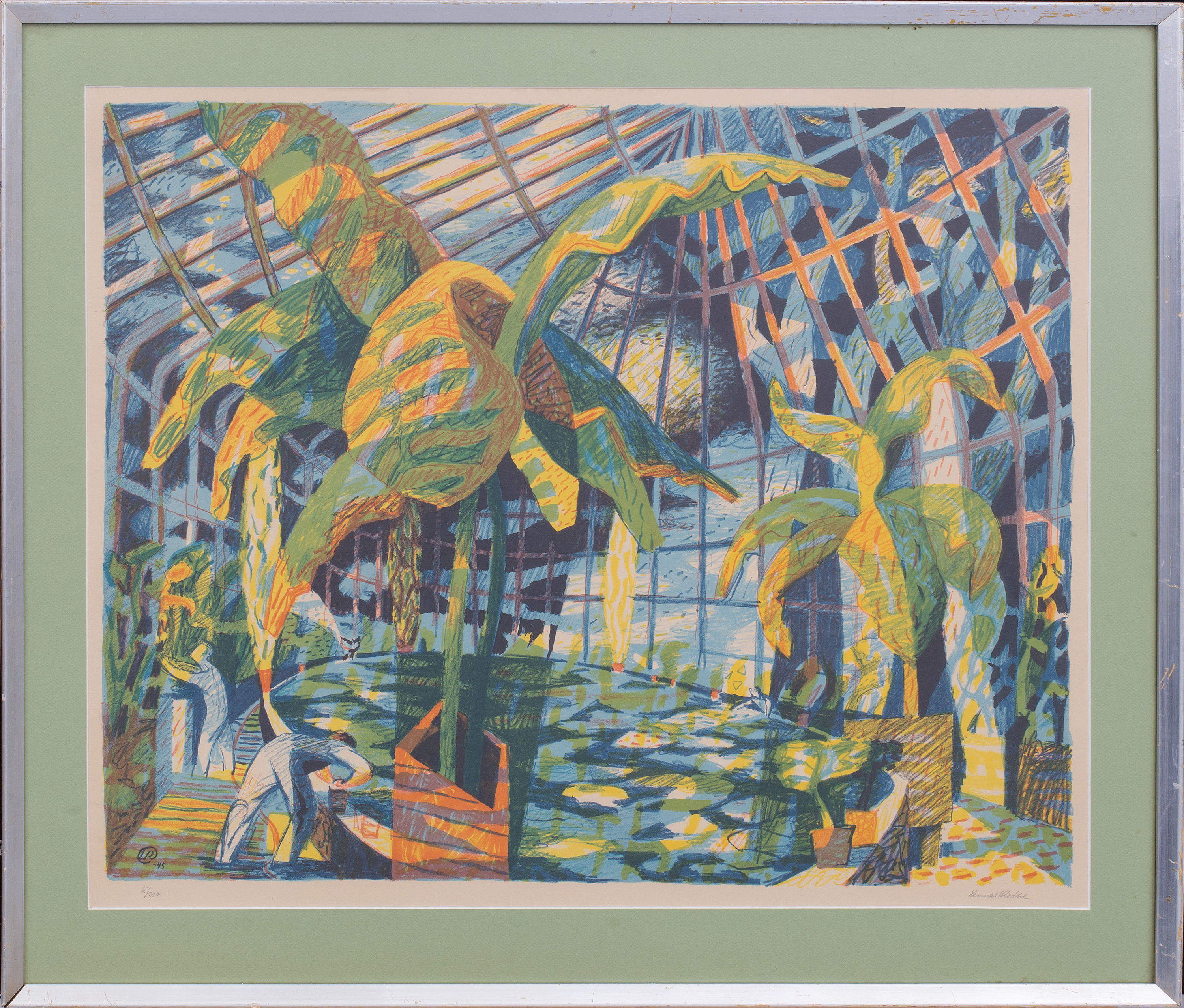 LENNART RODHE, färglitografi, signerad och numrerad 61/200, - Bukowskis