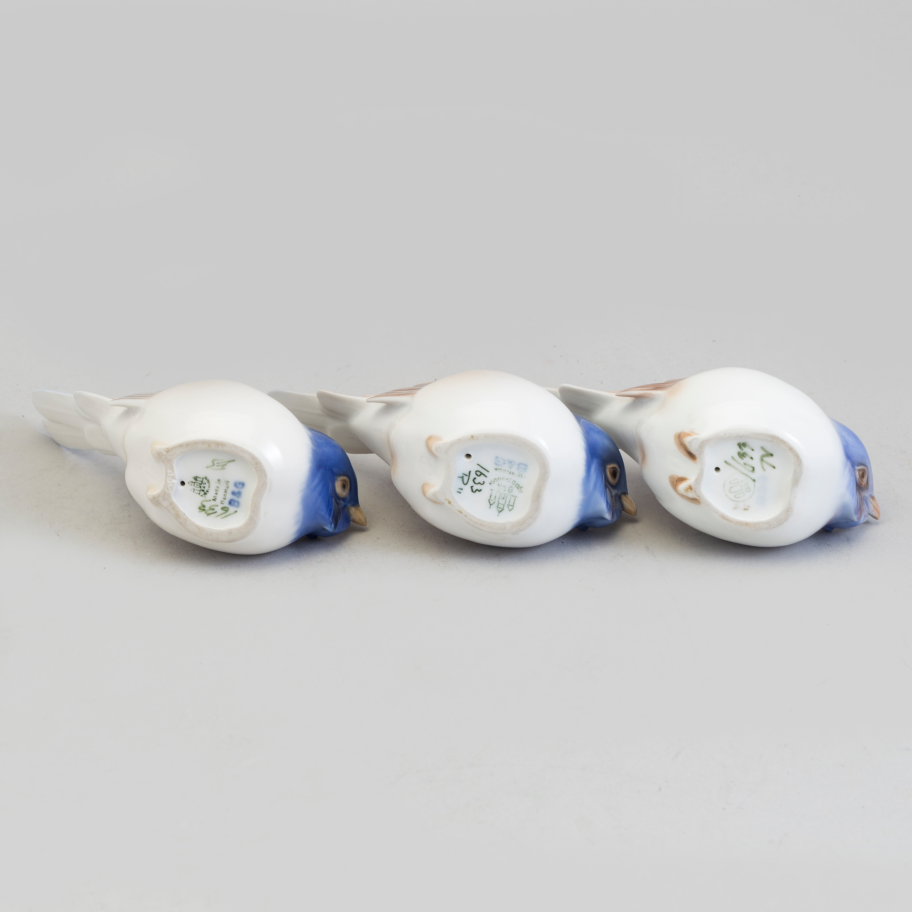 FIGURINER, 5 st, porslin, Bing & Gröndahl, Danmark. - Bukowskis