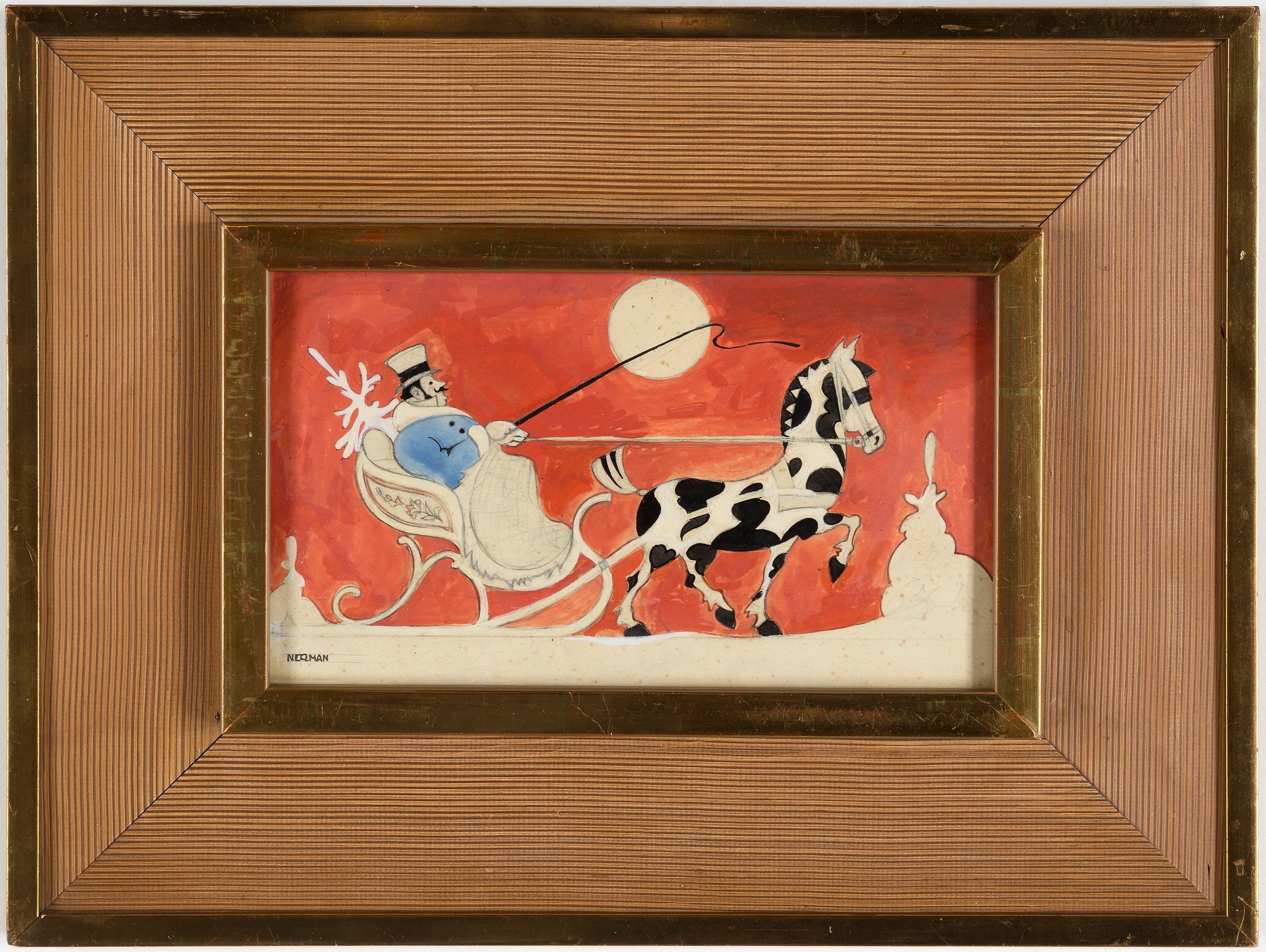 EINAR NERMAN, Akvarell, signerad. - Bukowskis