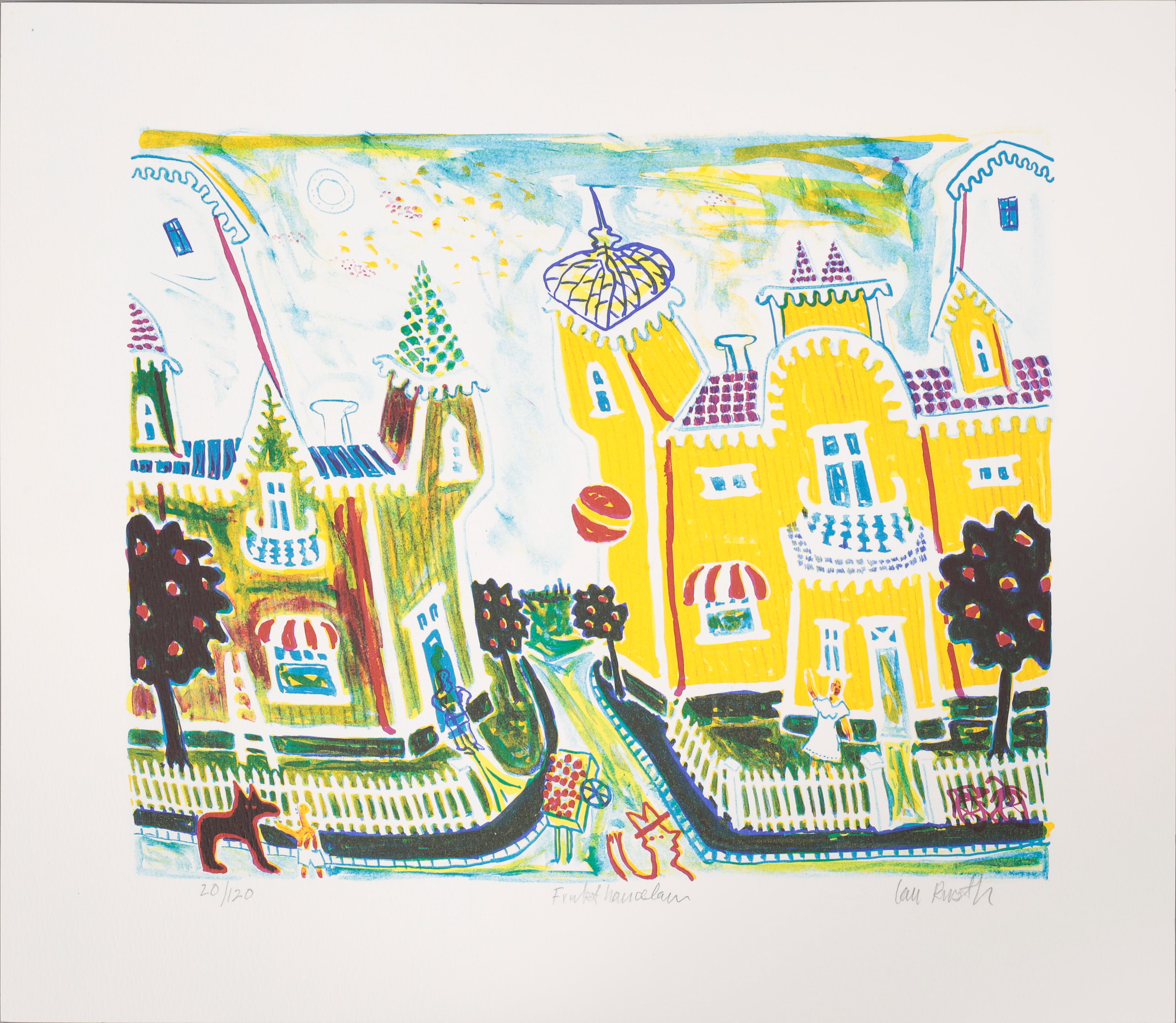 litograph in colours, signd and numbered 20/120. - Bukowskis