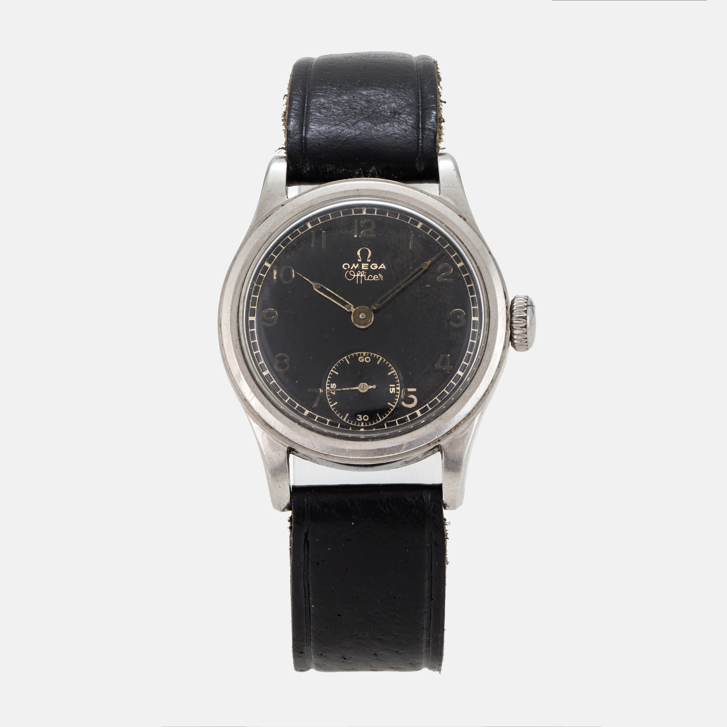 OMEGA, Officer, armbandsur, 30,5 mm, - Bukowskis