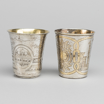 BÄGARE 2 st Ottomanska riket silver sent 1800-tal. - Bukowskis