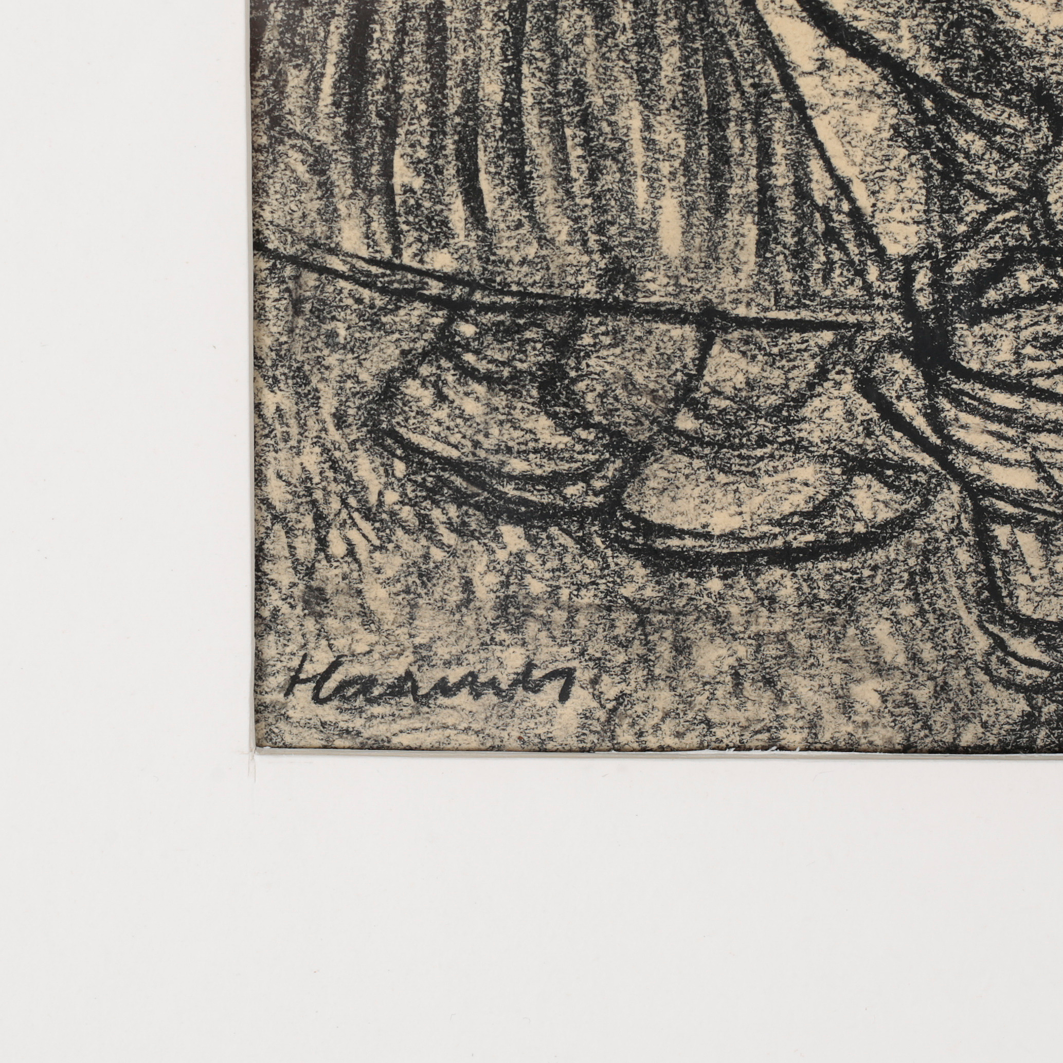 EERIK HAAMER, kolteckning, signerad. - Bukowskis