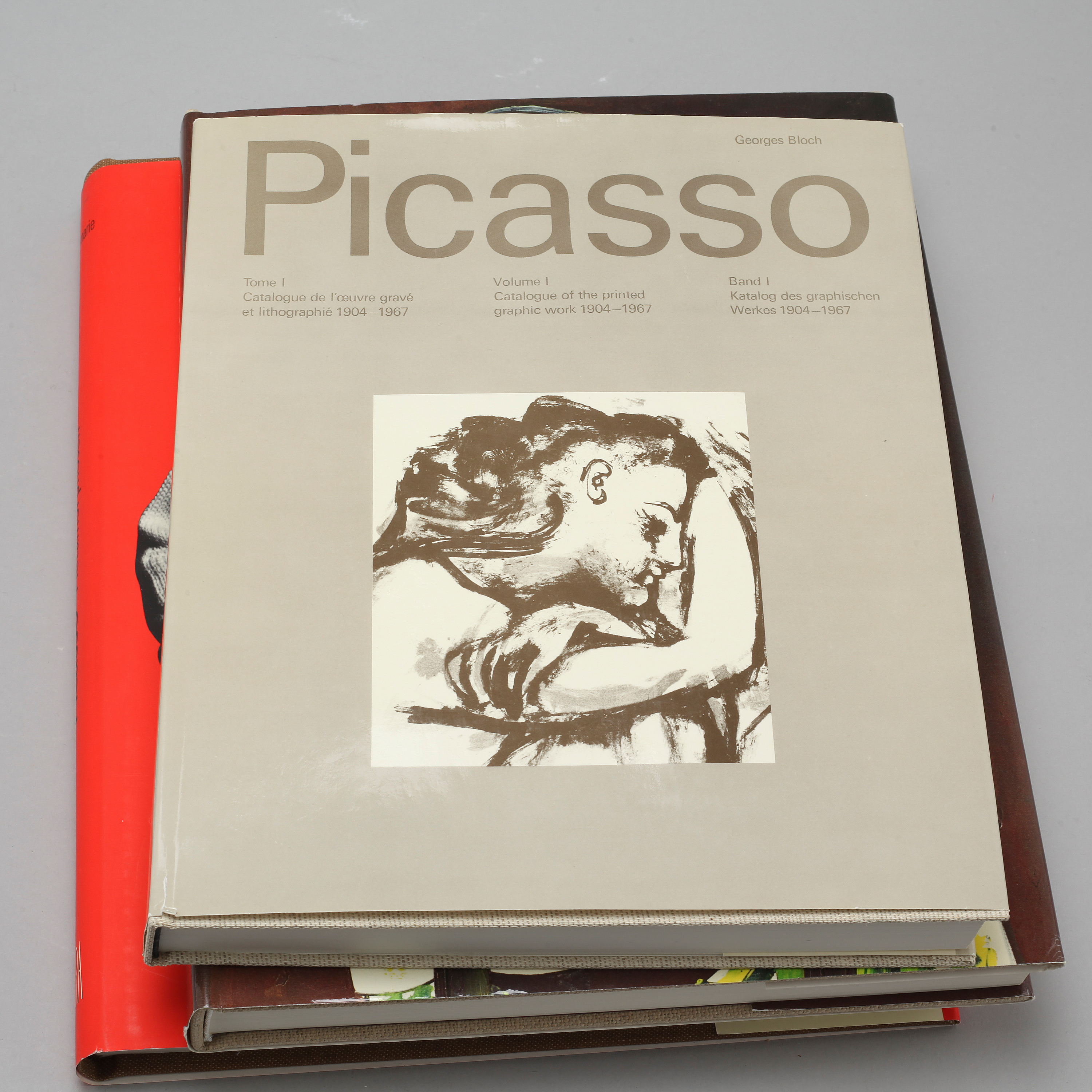 Books, 4 artbooks about Picasso and his work, 20th century 3rd quarter ...