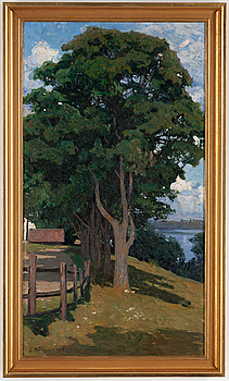 LOTTEN RÖNQUIST, Olja på duk, signerad och daterad 1913. - Bukowskis