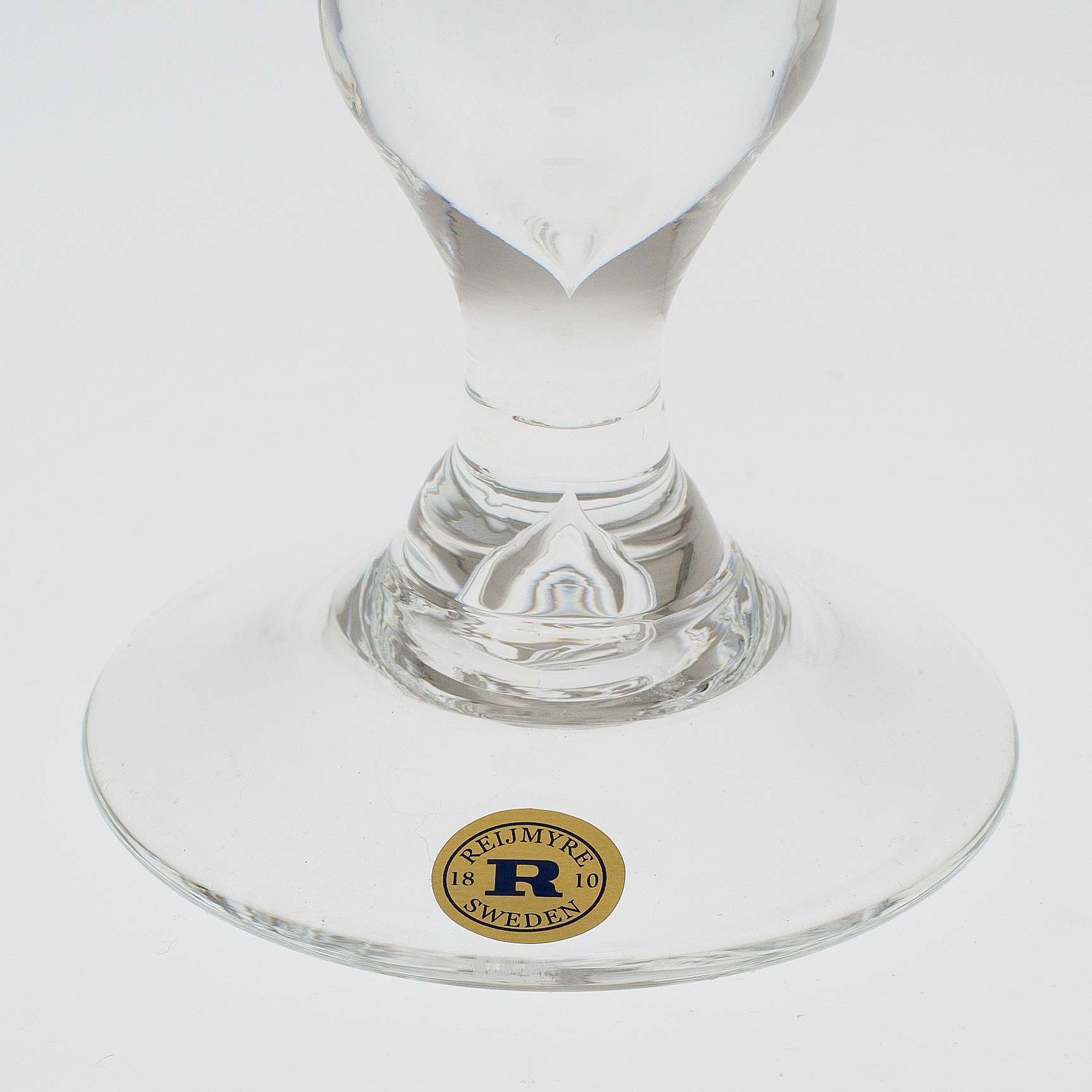 VINGLAS, 12 st, "Antik", Reijmyre Glasbruk. - Bukowskis